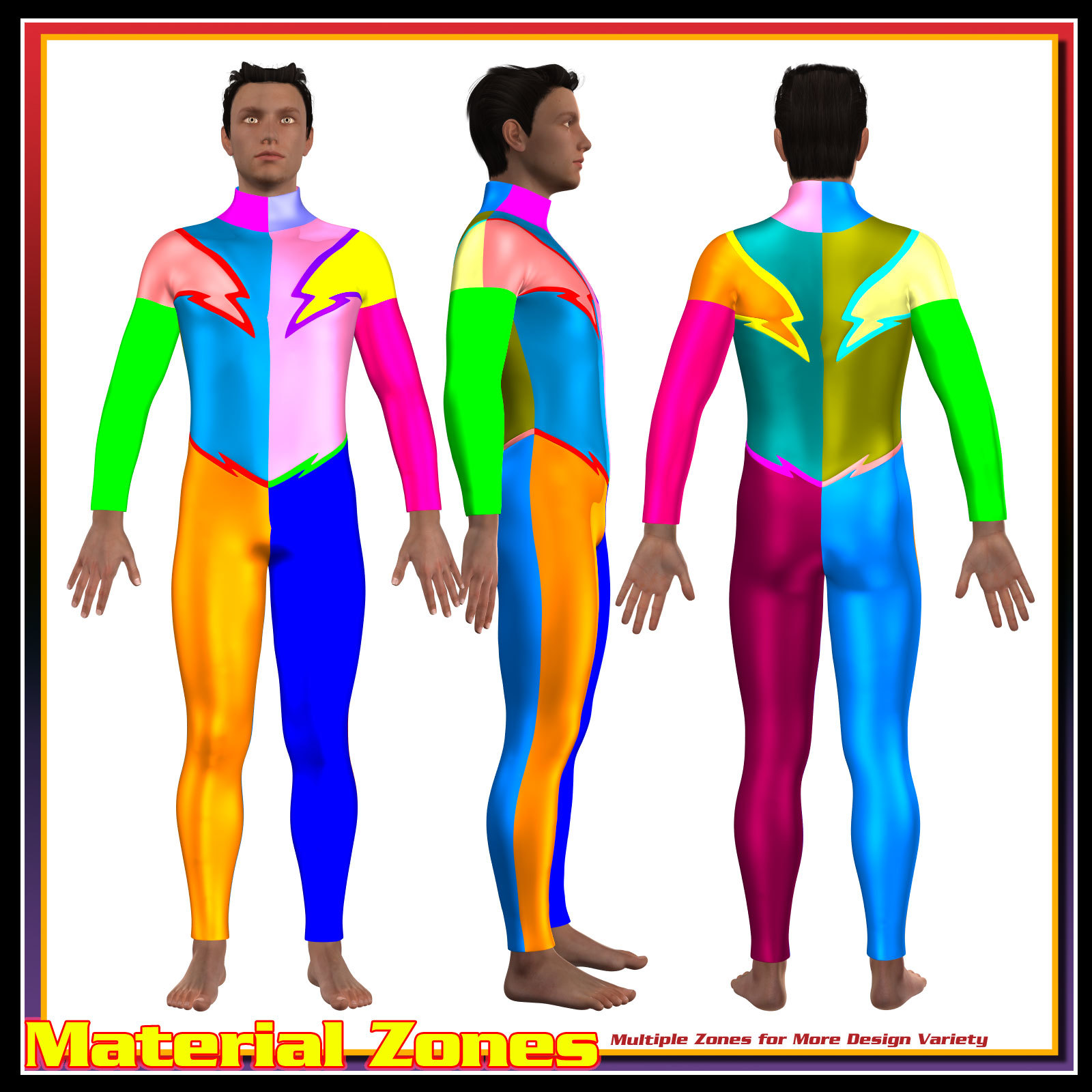 Bodysuit 101 MMKBG3M | Daz 3D