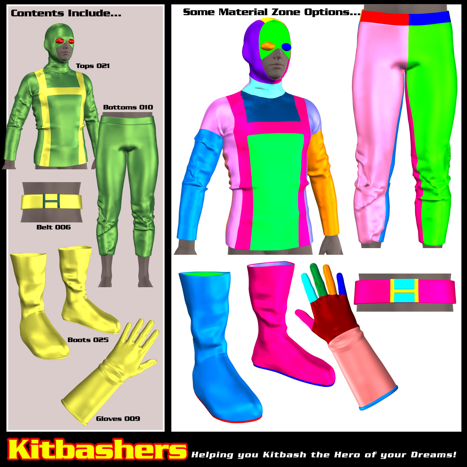 Goon Squad 001 MMKBG3M | Daz 3D