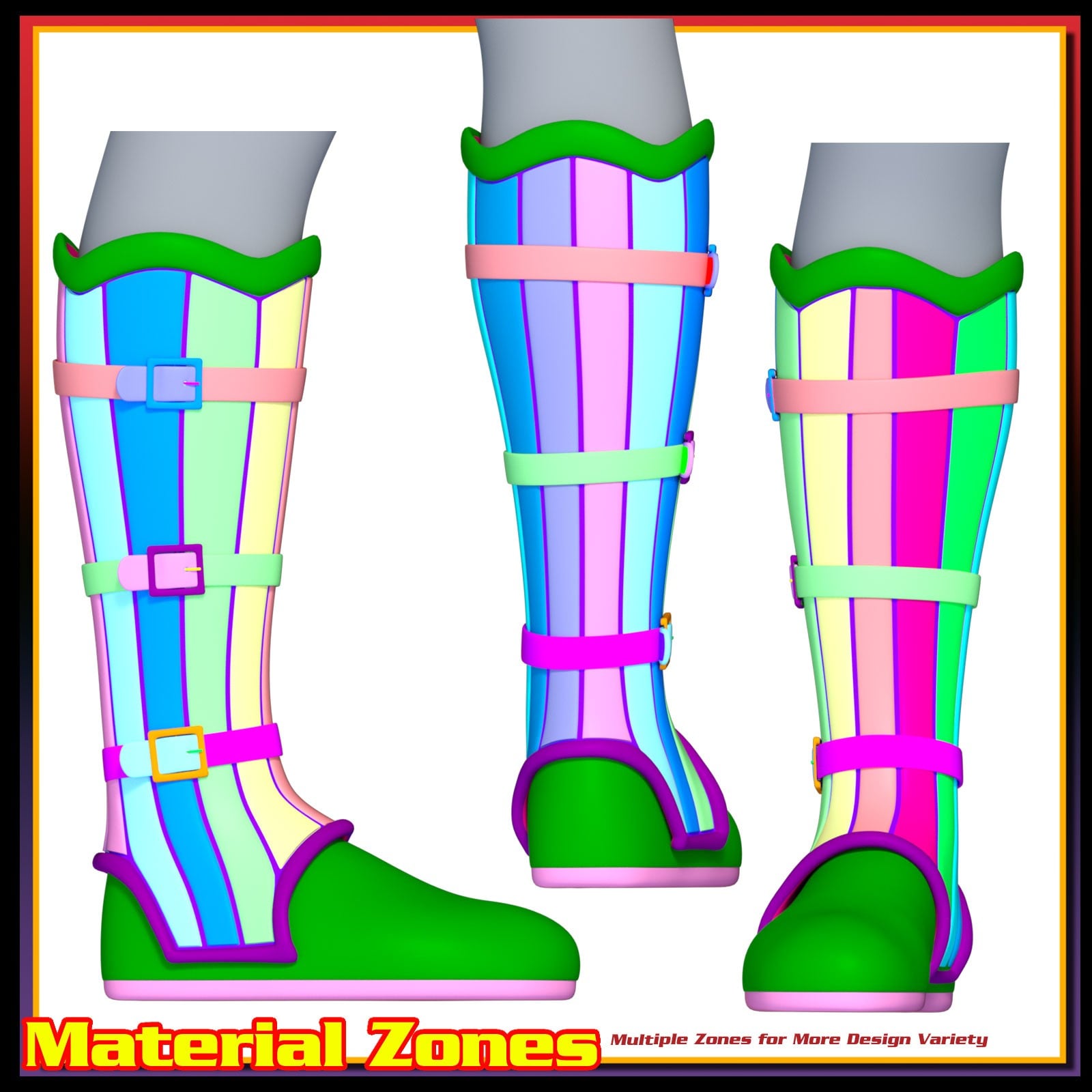 Footwear 009 MMKBG9 | Daz 3D
