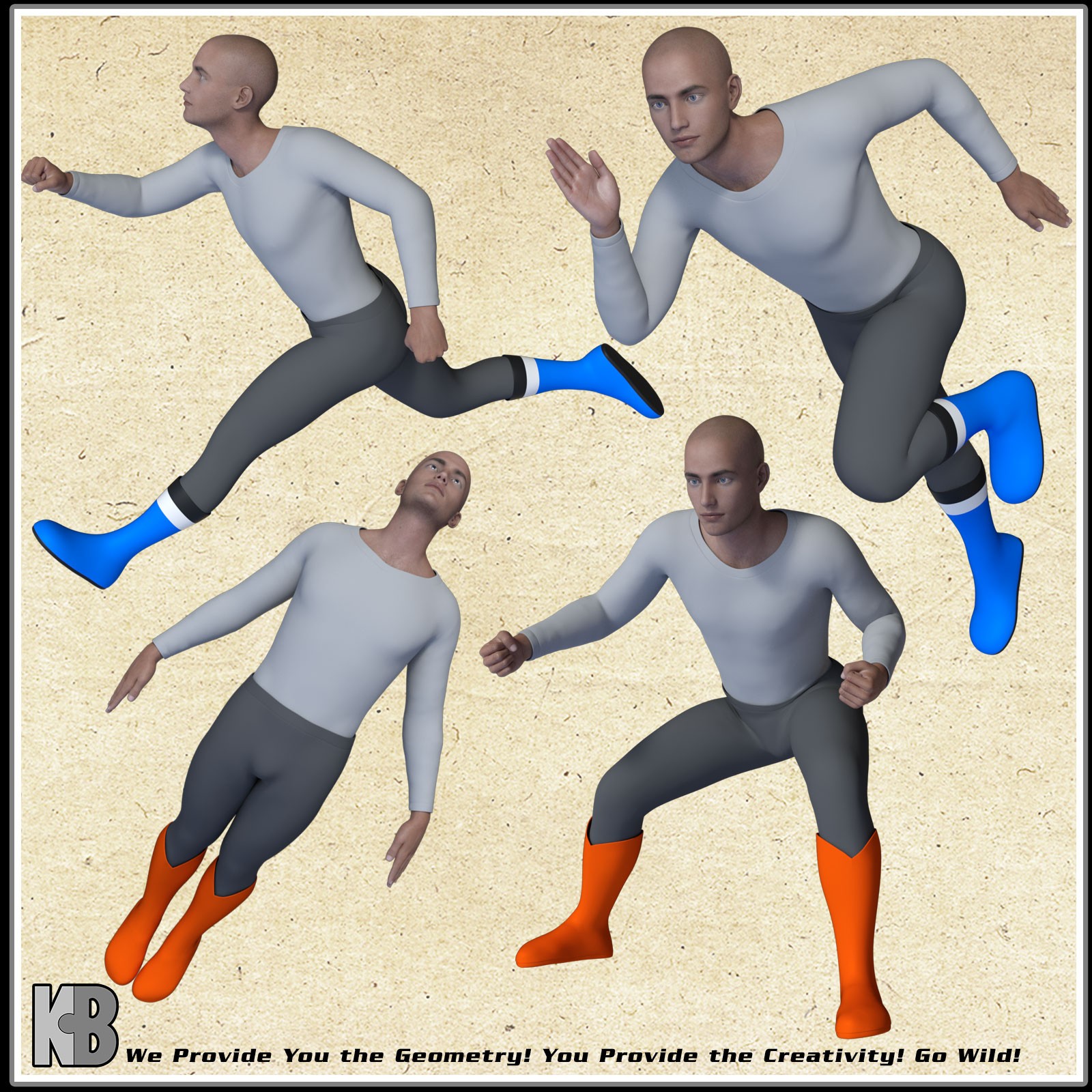 Footwear 005 MMKBG8M | Daz 3D