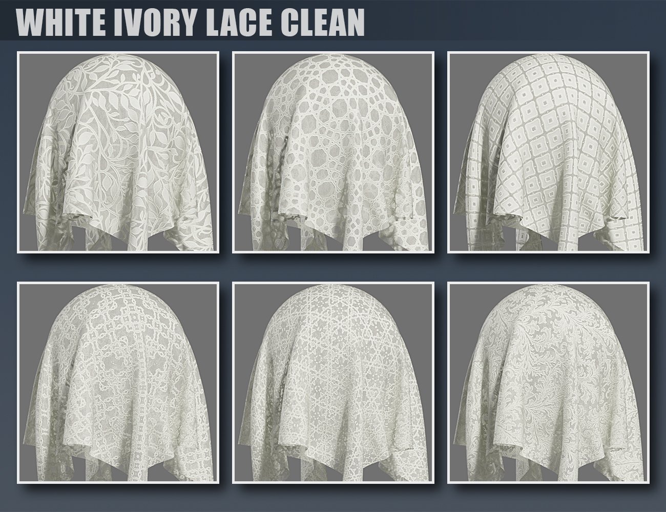 DD PBR Vintage Lace Shaders for Iray | Daz 3D
