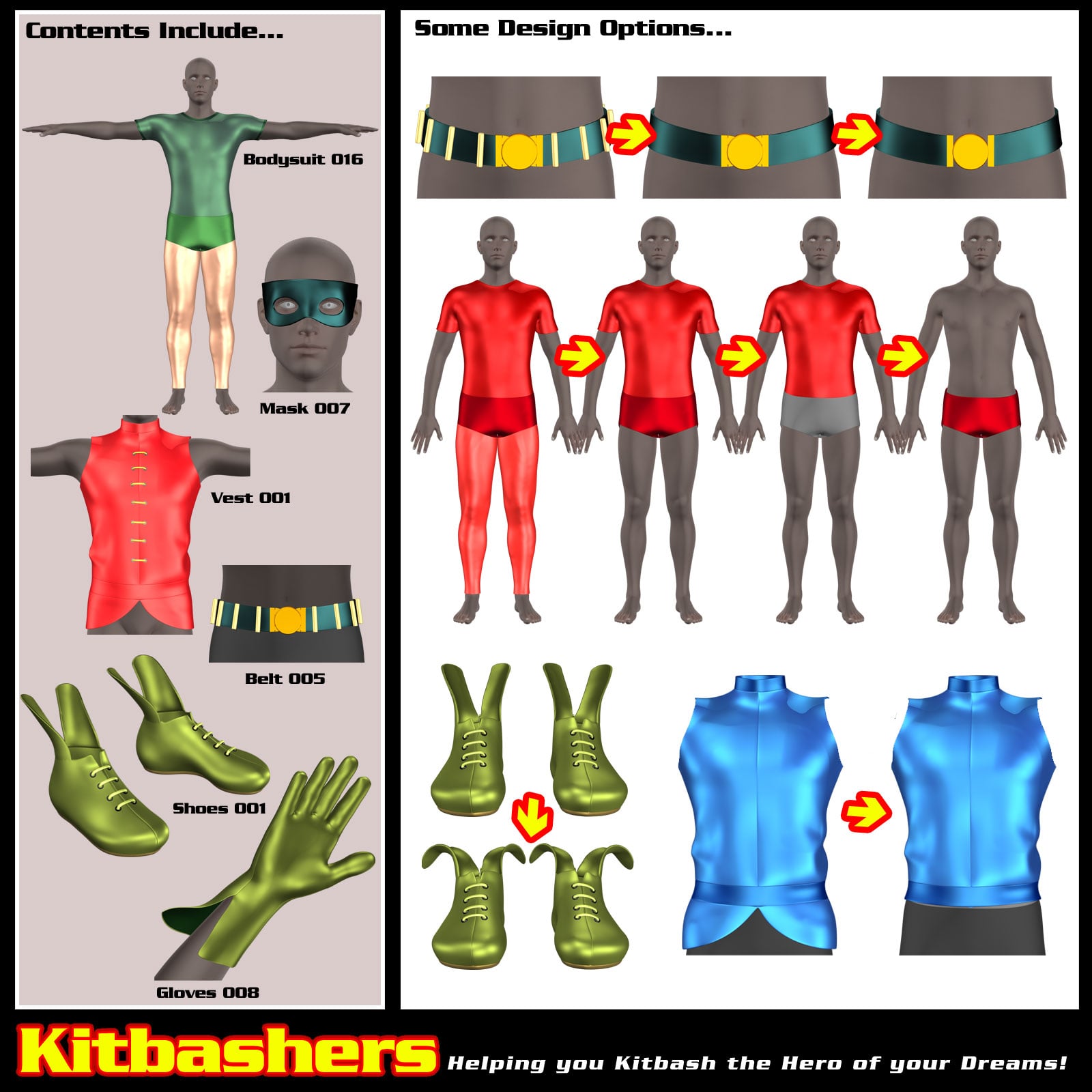 Deluxe 001 MMKBG3M | Daz 3D
