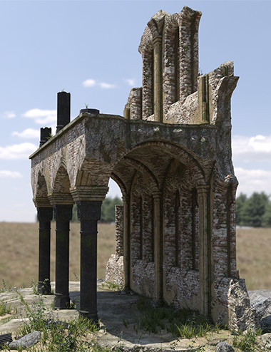 Forgotten Ruins Vignette | Daz 3D