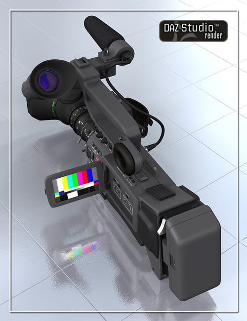 Professional Video Camera | Daz 3D