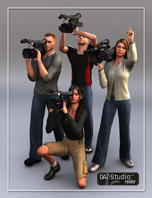 Professional Video Camera | Daz 3D