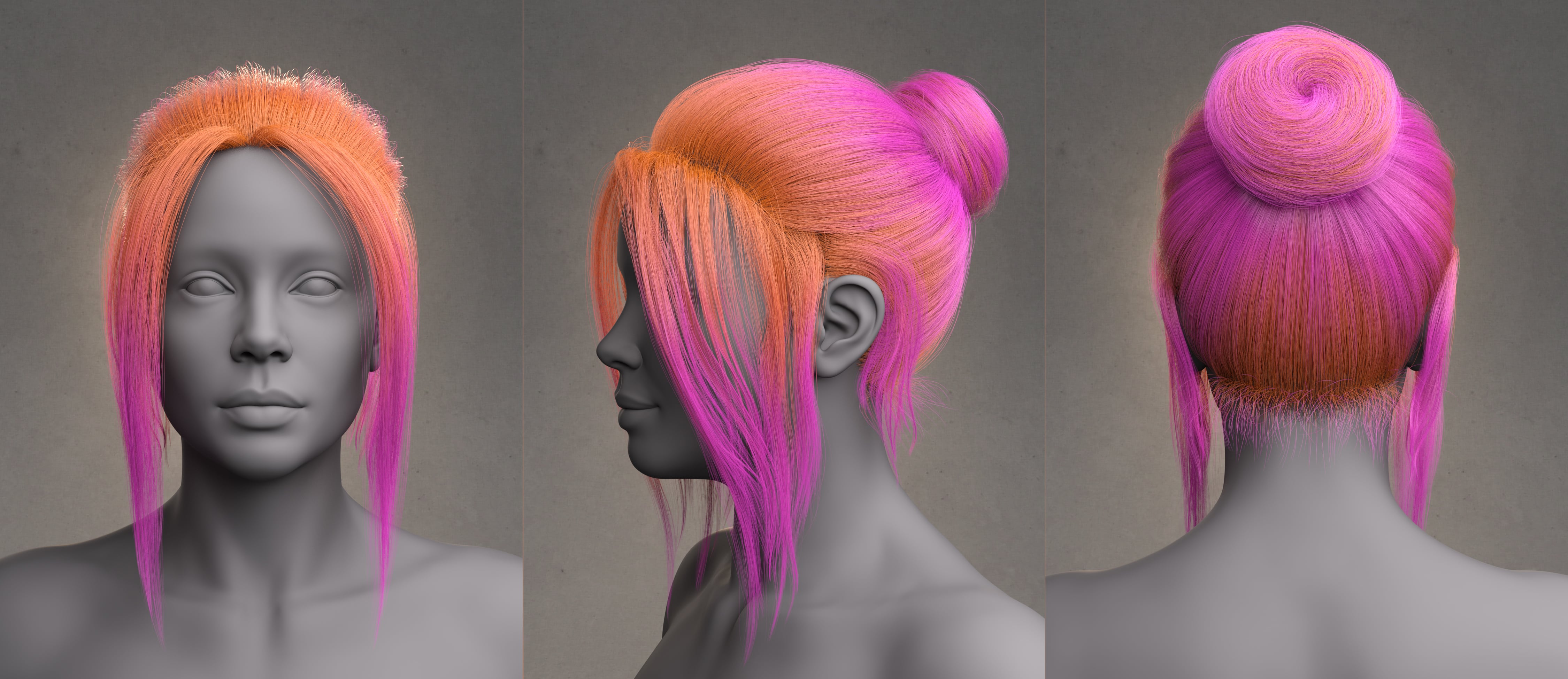 LI Shadowfire Hair for Genesis 9 | Daz 3D