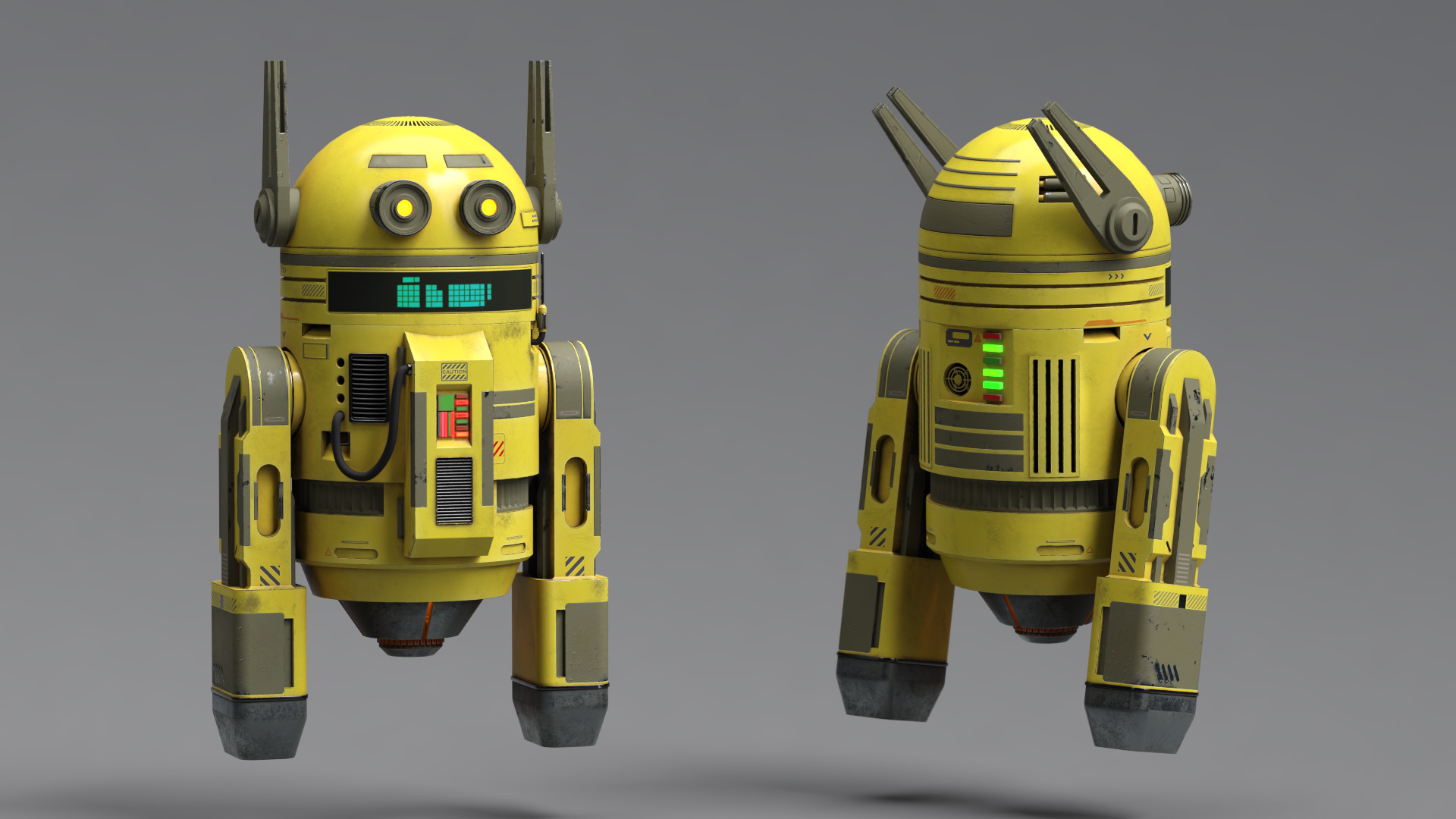 Scifi Western Droid | Daz 3D