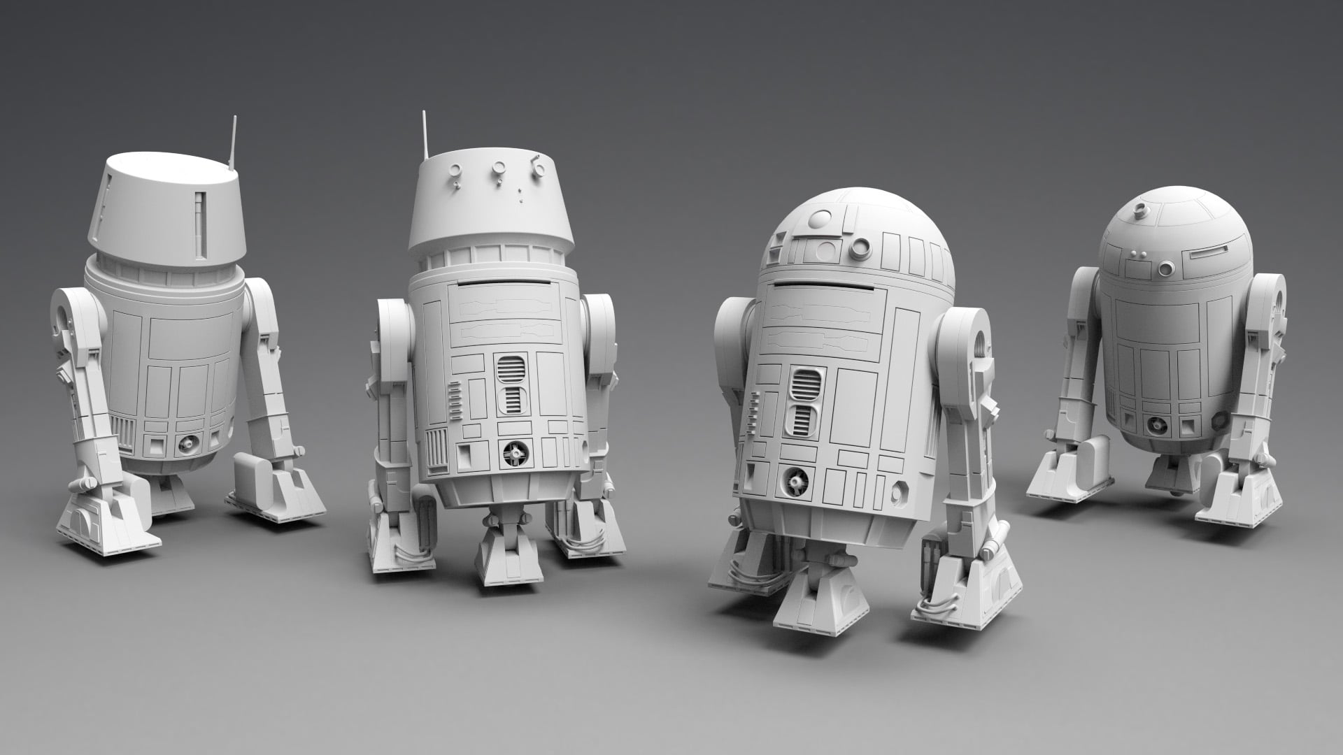 Sci-Fi Western Rebel Droids | Daz 3D