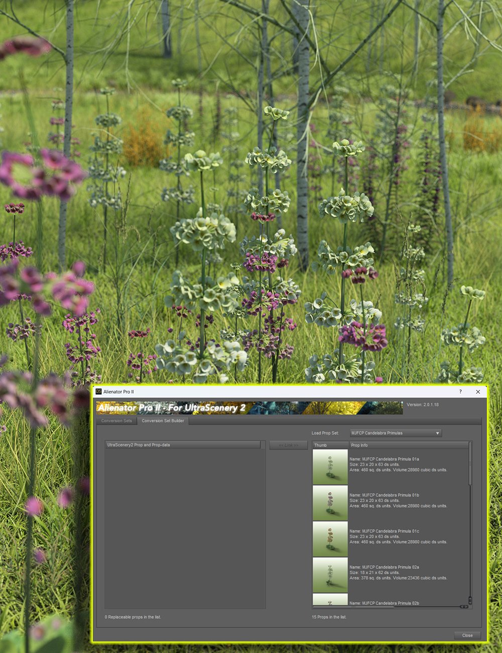 Plant Sets for Alienator Pro 2 | Daz 3D