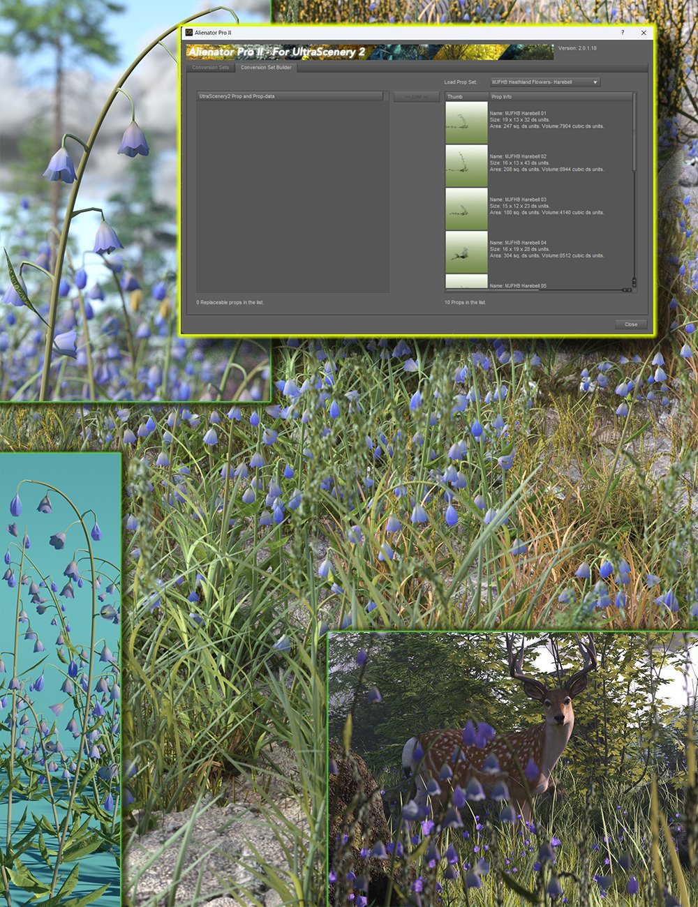 Plant Sets for Alienator Pro 2 | Daz 3D