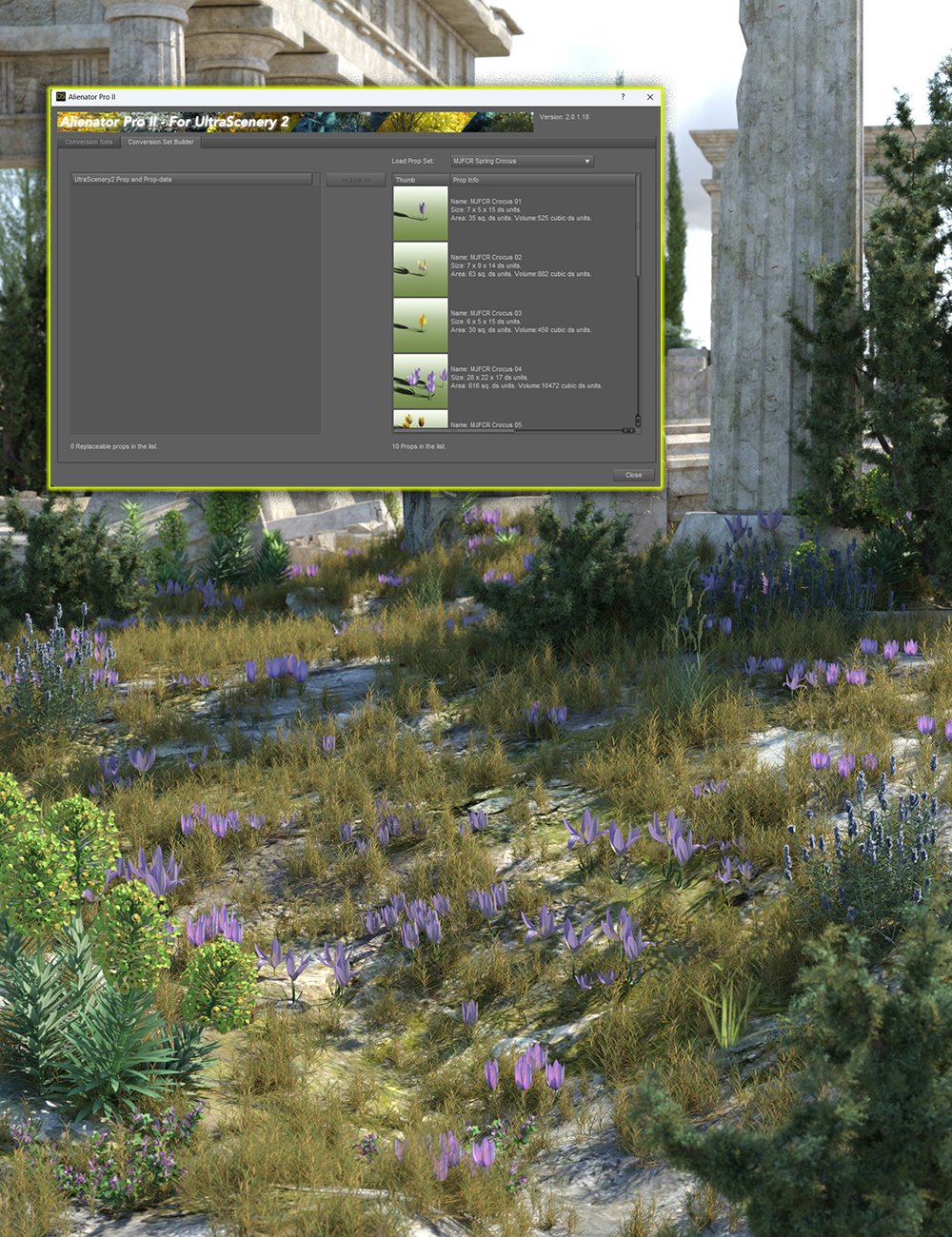 Plant Sets for Alienator Pro 2 | Daz 3D