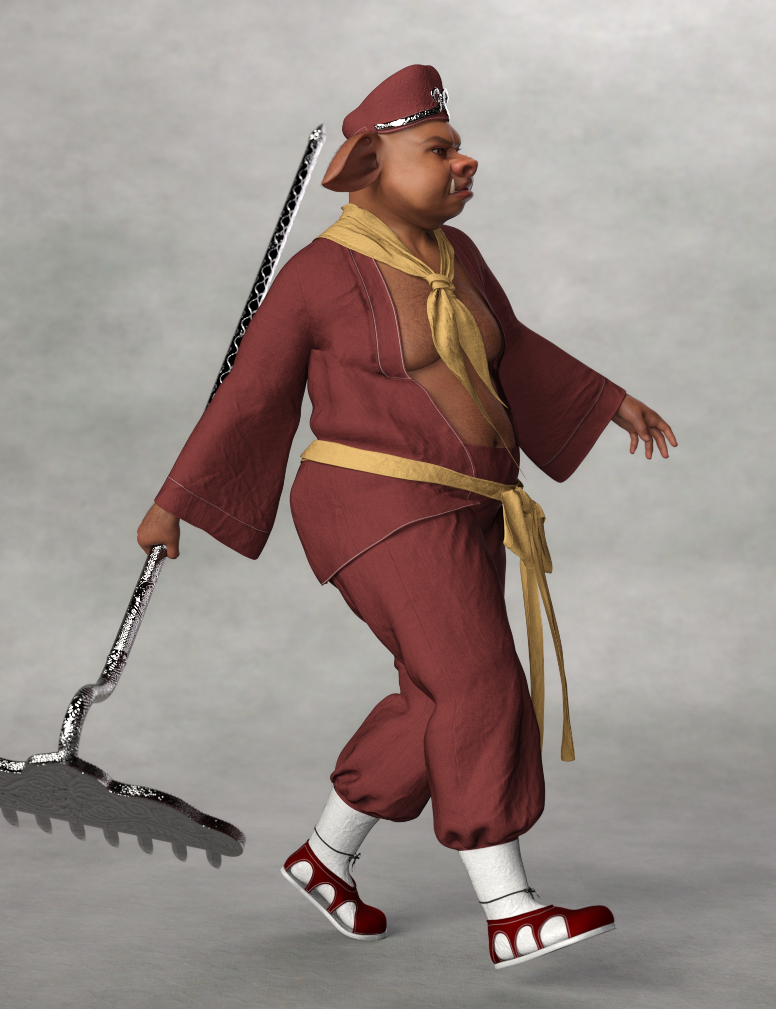 dForce MK Pigsy Clothing for Genesis 9 | Daz 3D