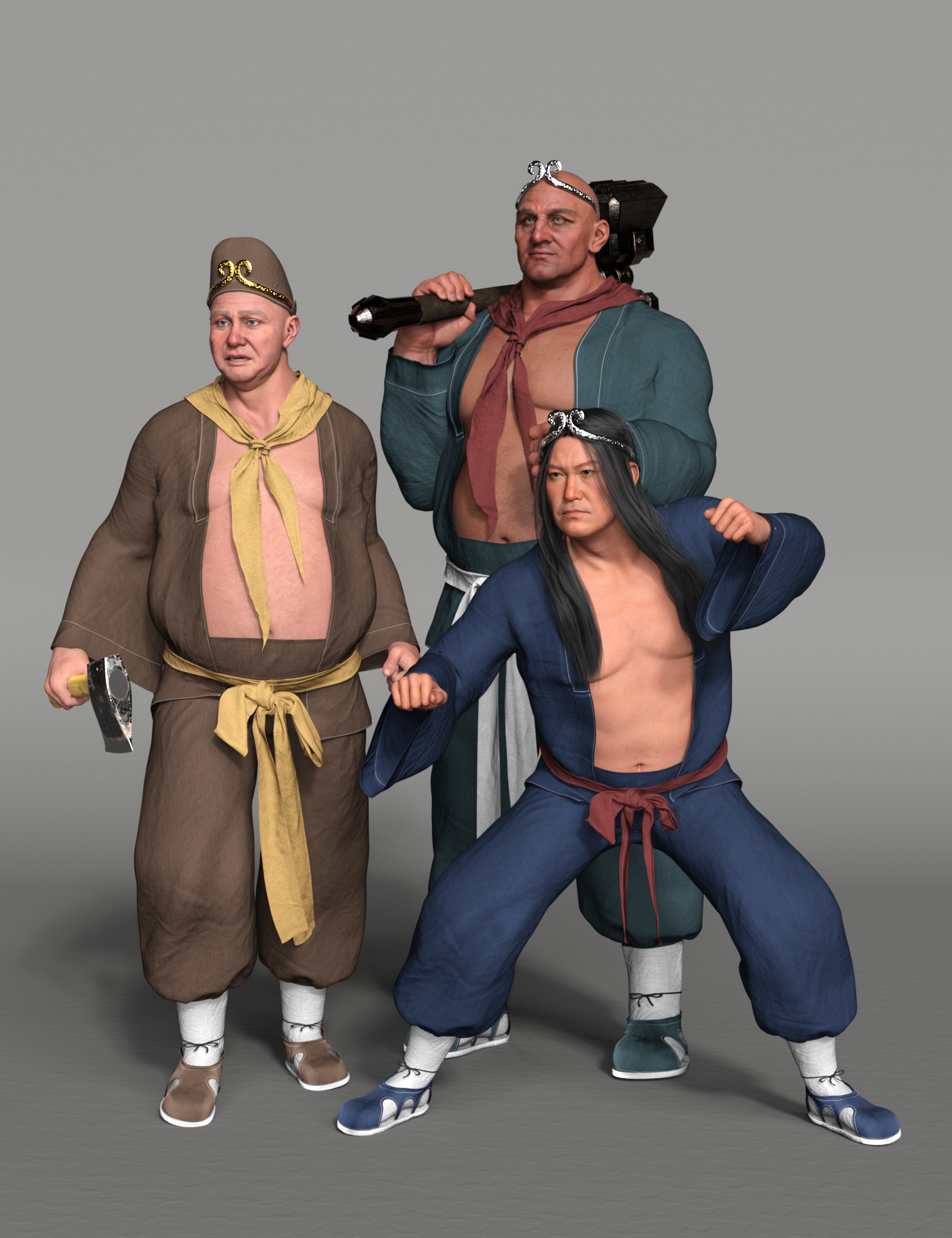 dForce MK Pigsy Clothing for Genesis 9 | Daz 3D