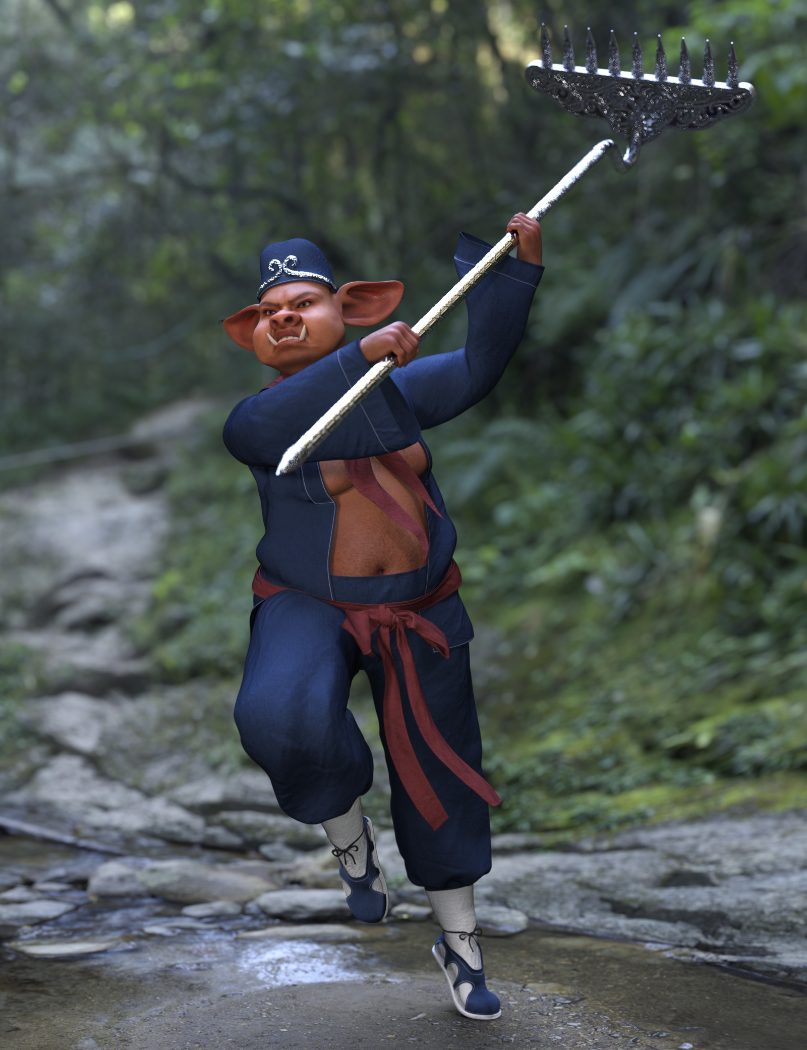 MK Pigsy Poses and Expressions Set for Genesis 9 | Daz 3D