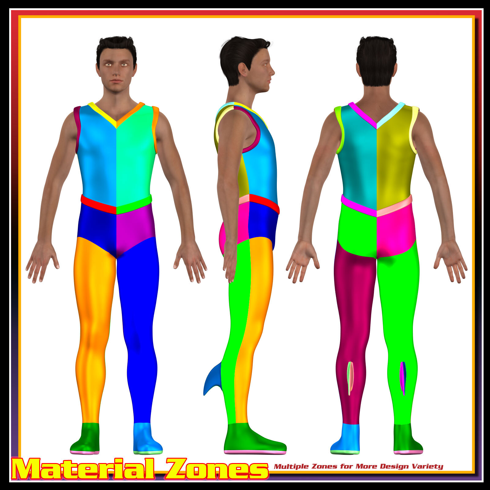 Bodysuit 138 MMKBG3M | Daz 3D