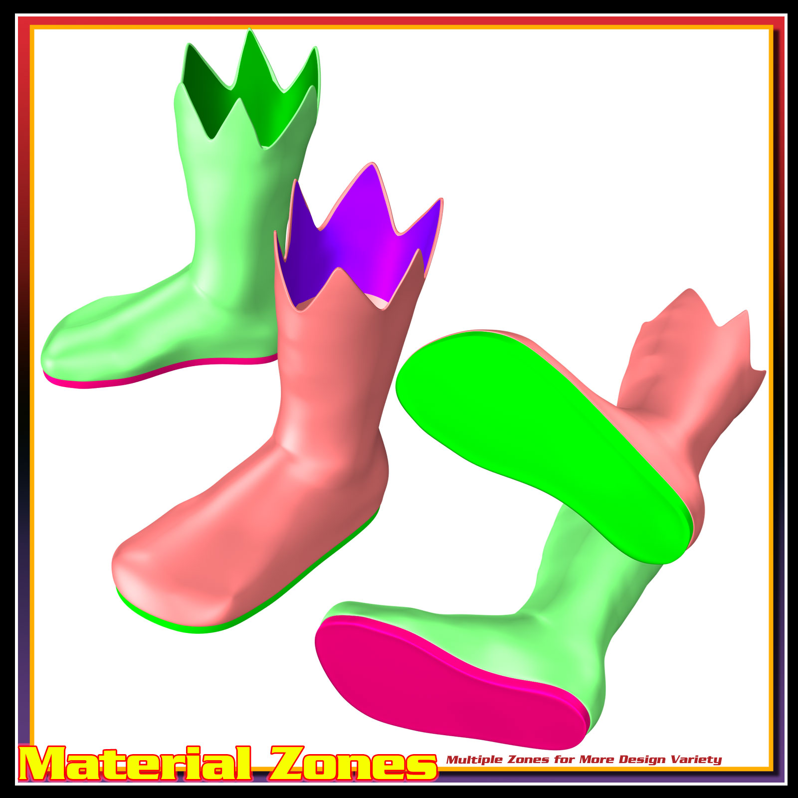 Boots 046 MMKBG3 | Daz 3D