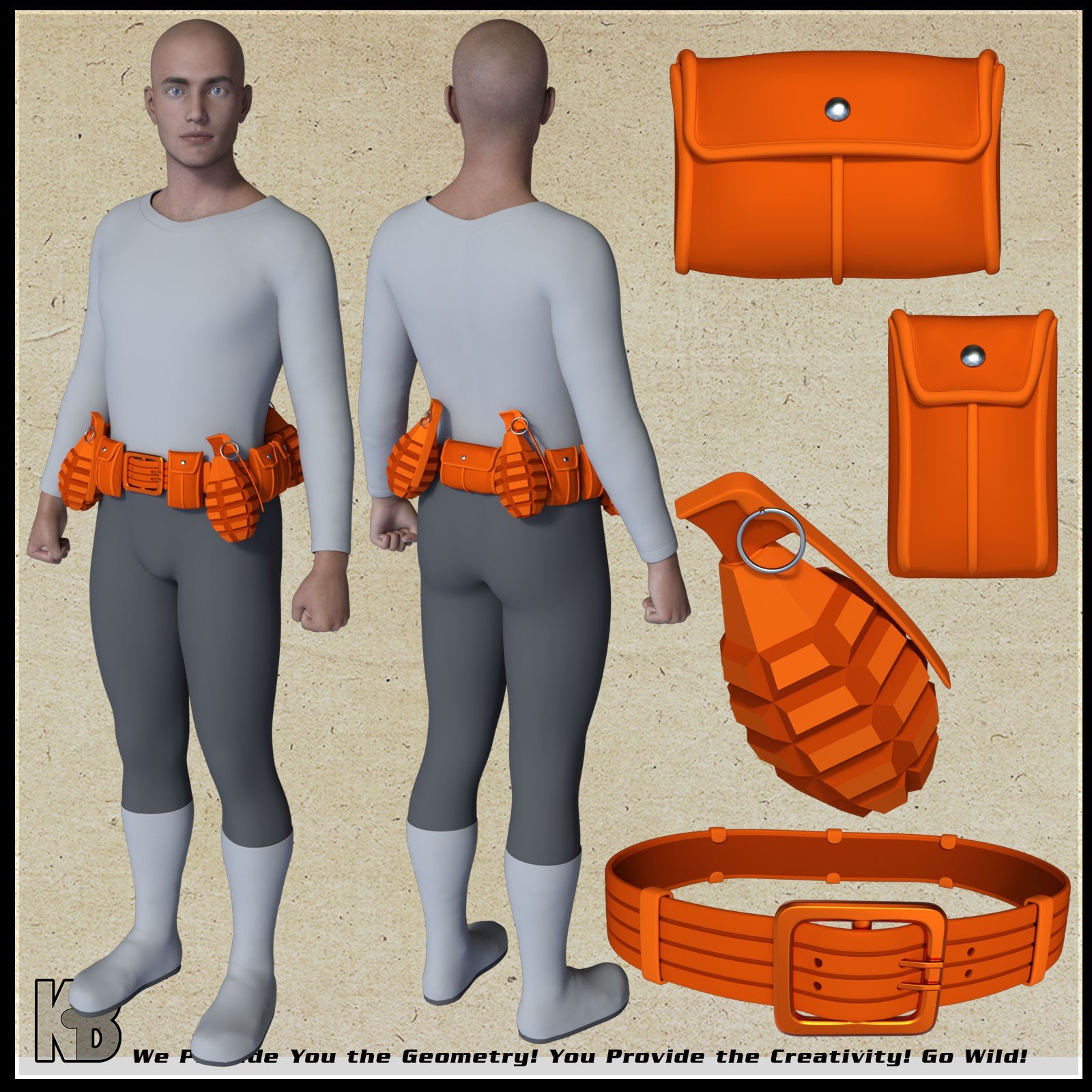 Belt 013 MMKBG8M | Daz 3D
