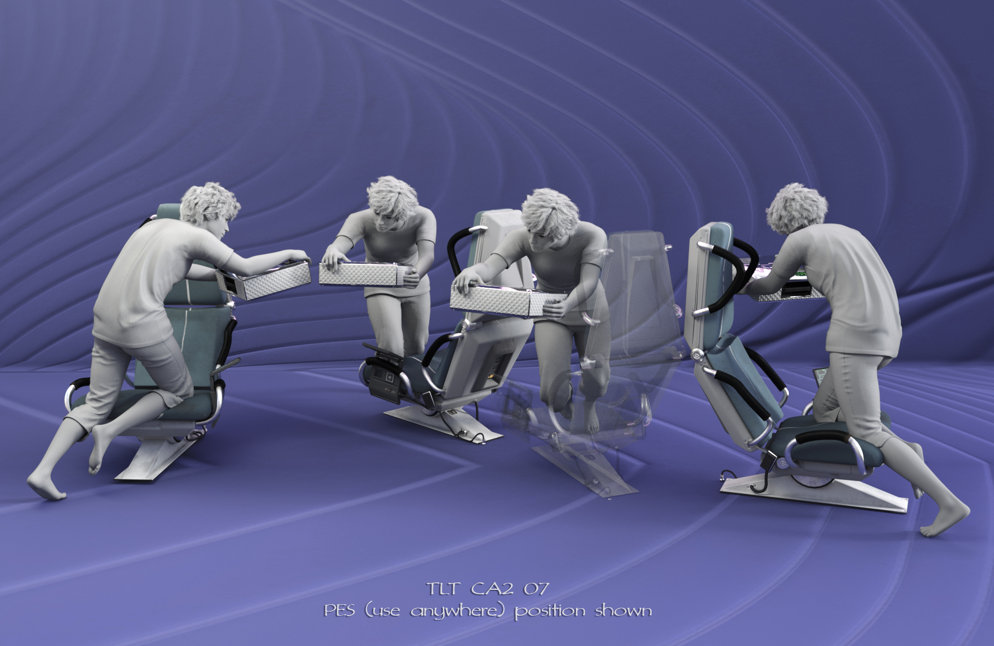 FF's TLT Cab 2 Cameras with Poses for Genesis 9 | Daz 3D