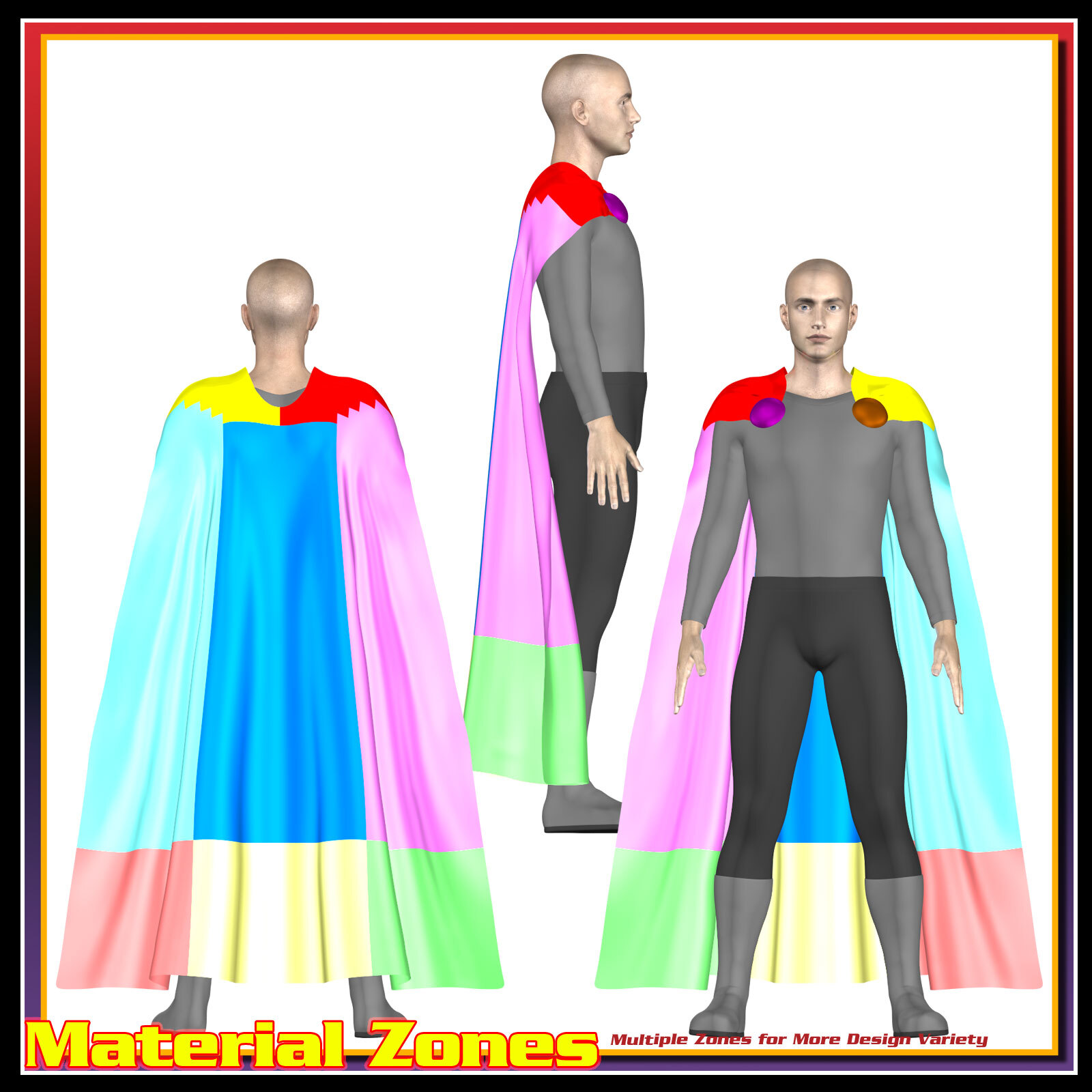 MCape 003 MMKBG8M | Daz 3D