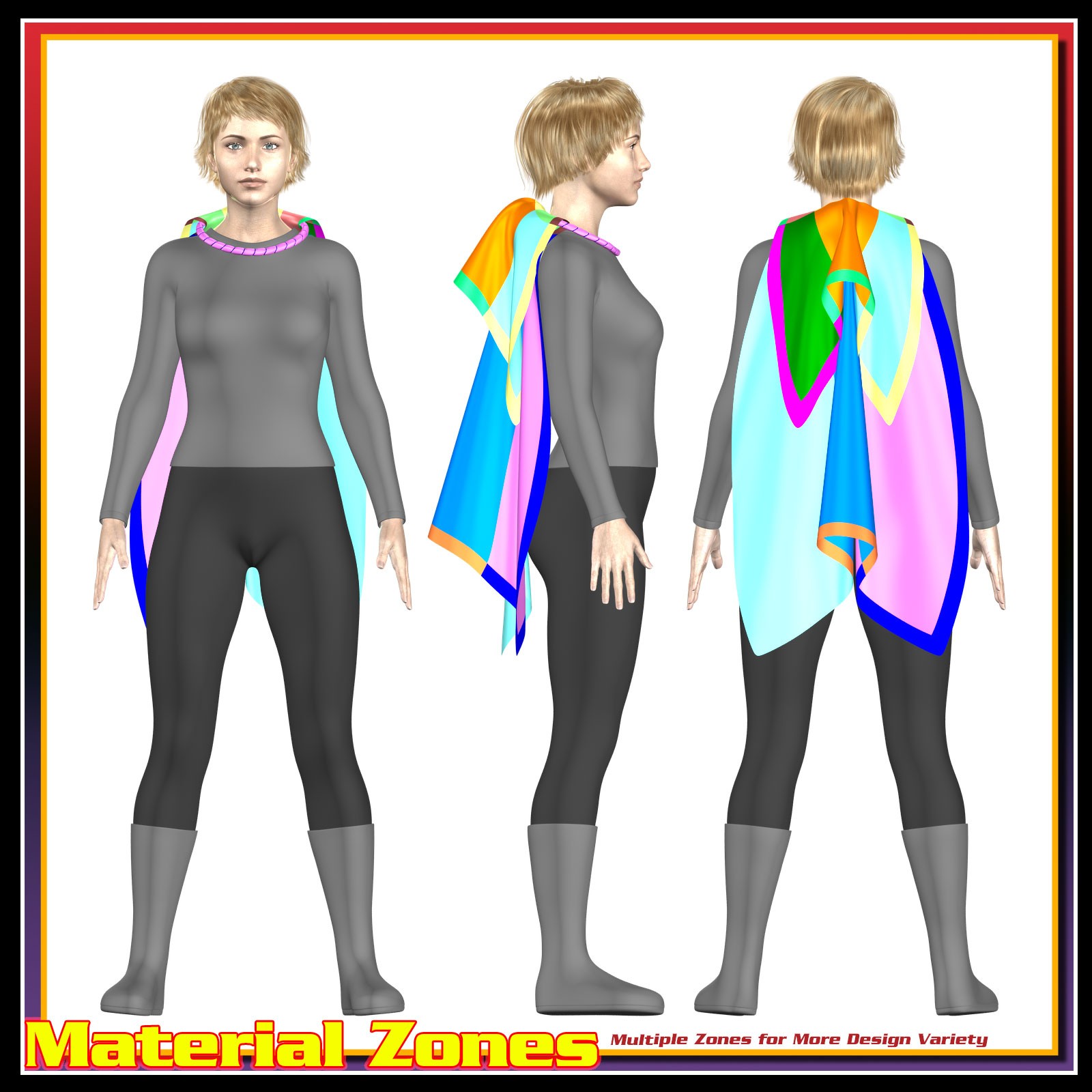 dCape 002 MMKBG8F | Daz 3D