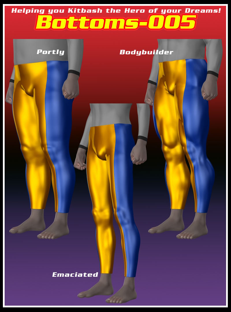 Bottoms 005 MMKBG3M | Daz 3D