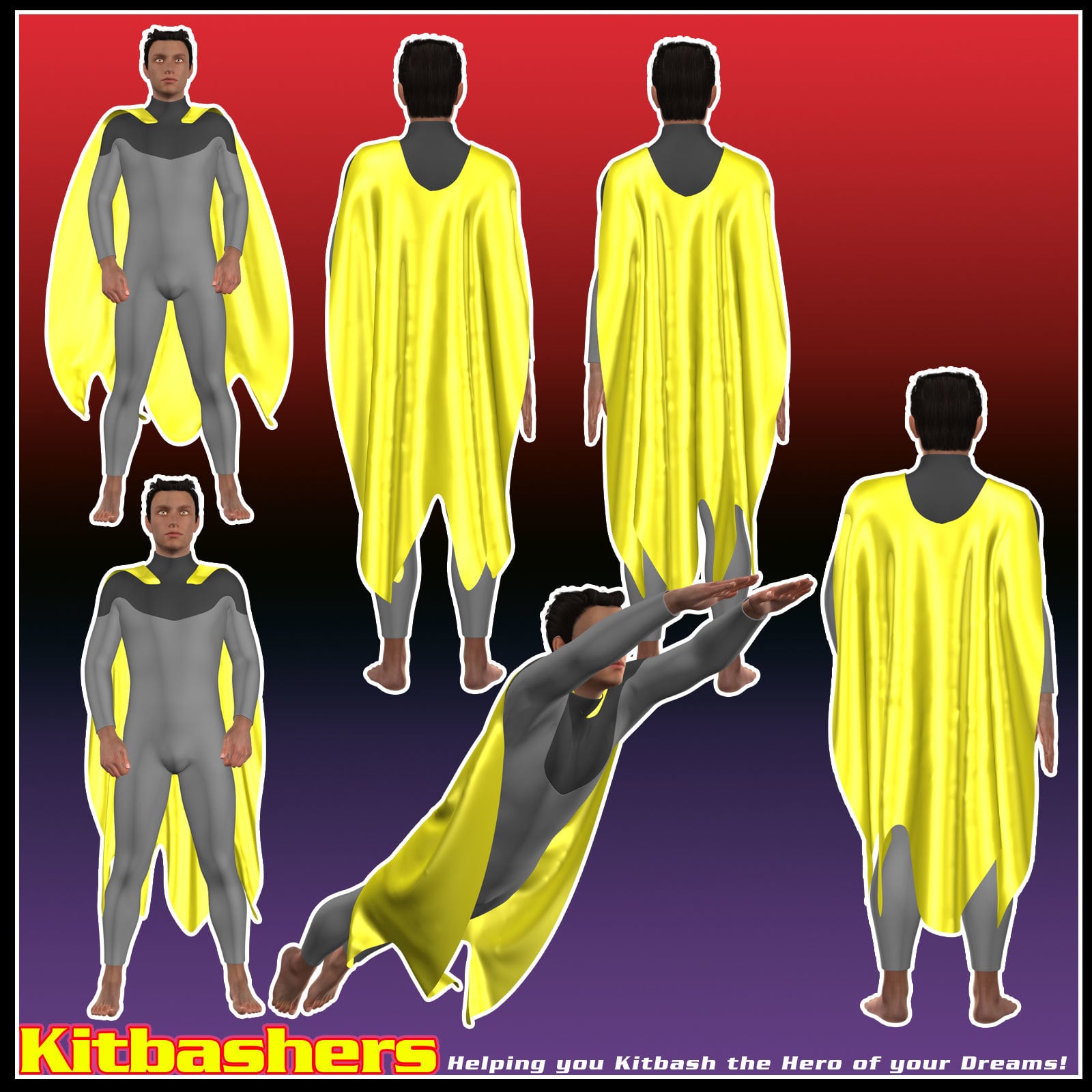 Cape 003 MMKBG3M [dForce] | Daz 3D