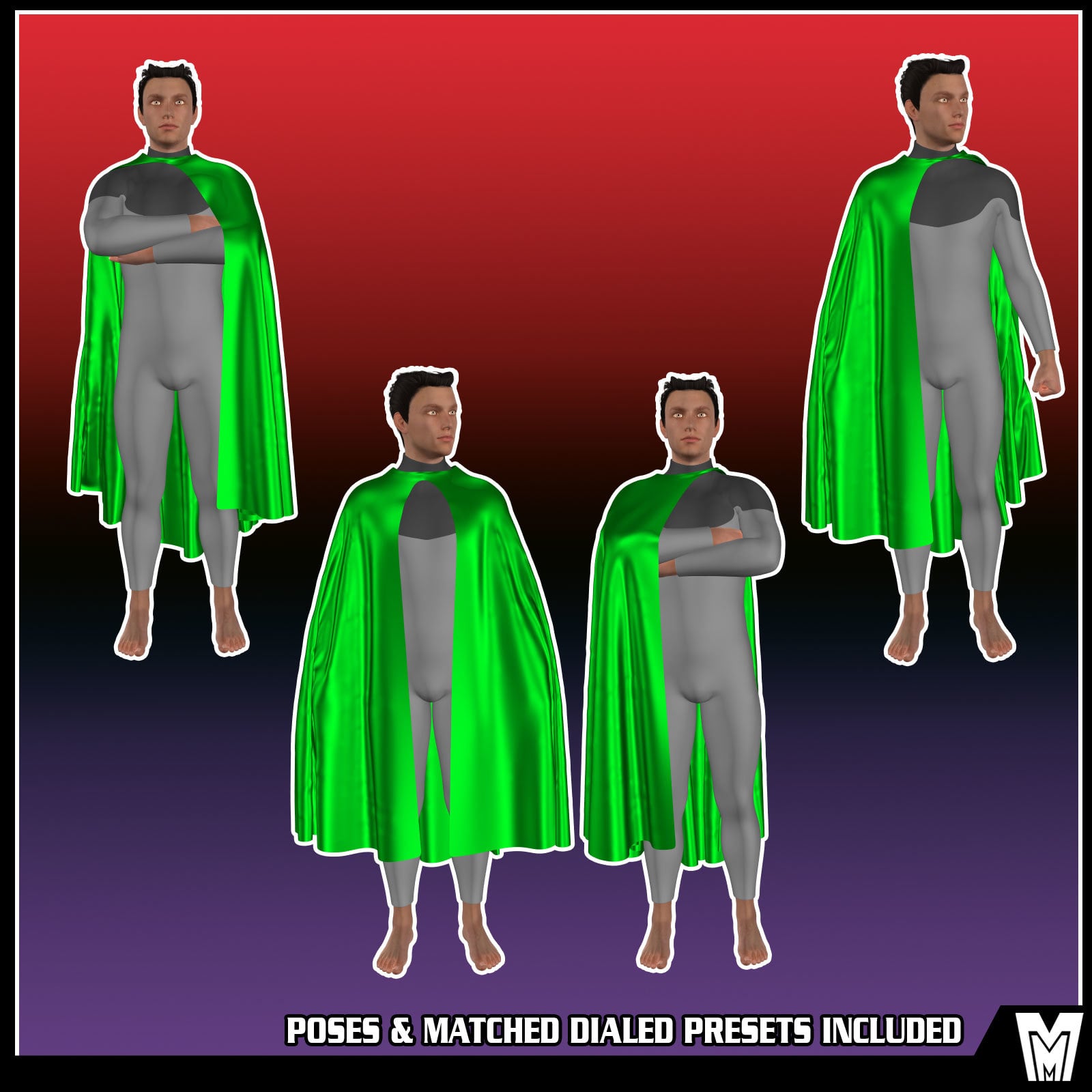 Cape 005 MMKBG3M dForce | Daz 3D