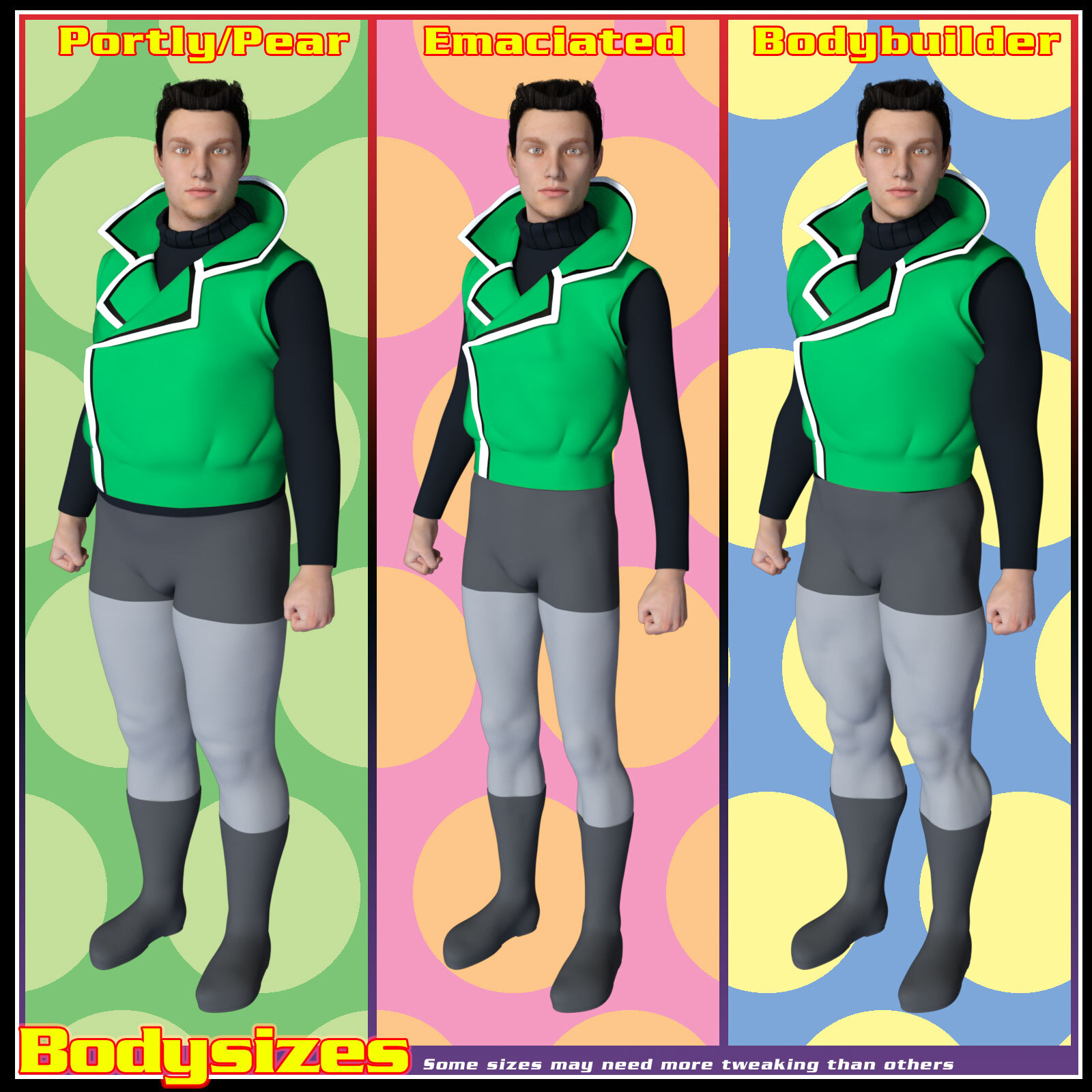 Vest 019 MMKBG3M | Daz 3D