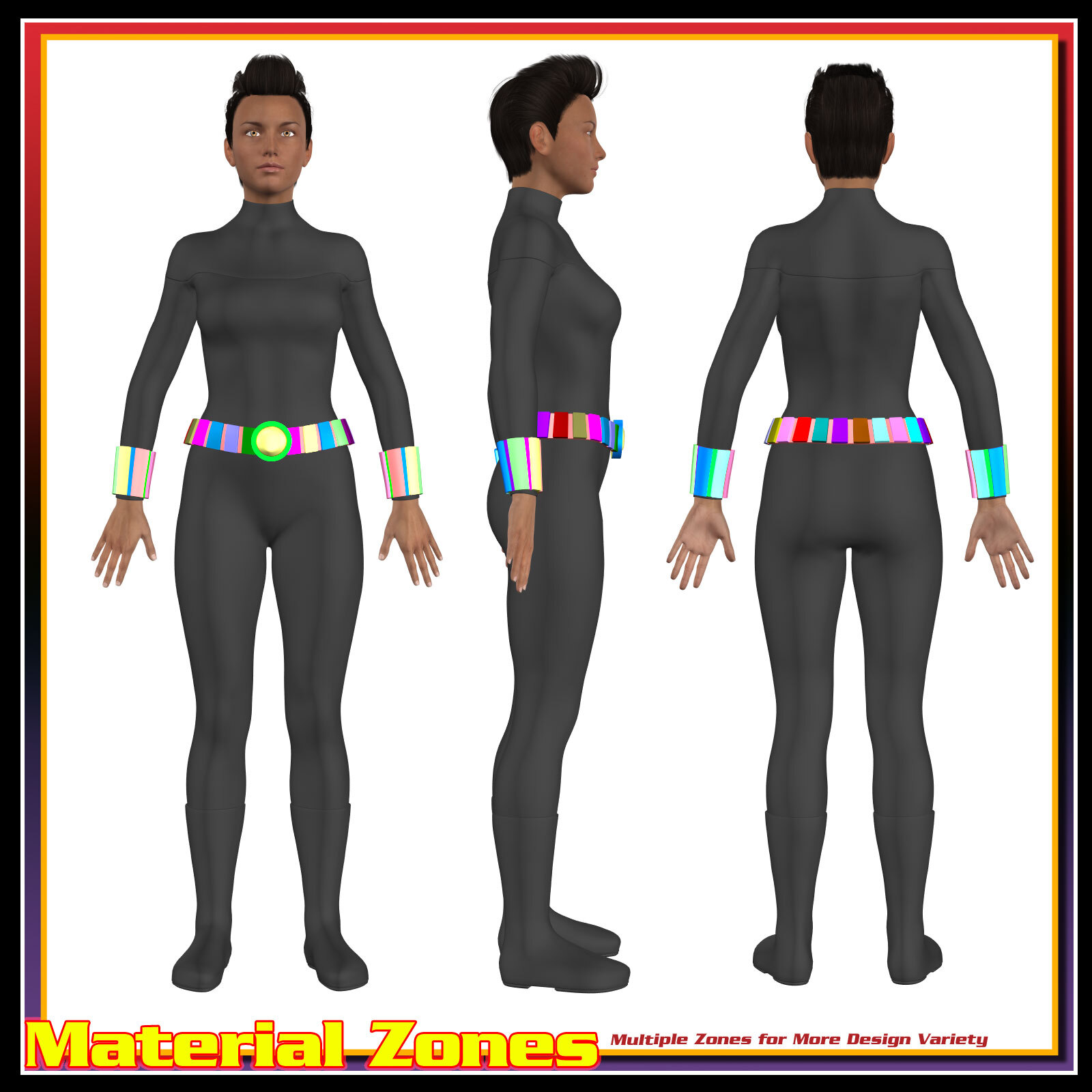Belt 023 MMKBG3F | Daz 3D