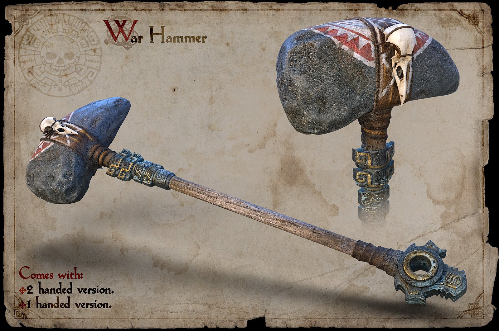 STF Tribal Weapons and Poses | Daz 3D