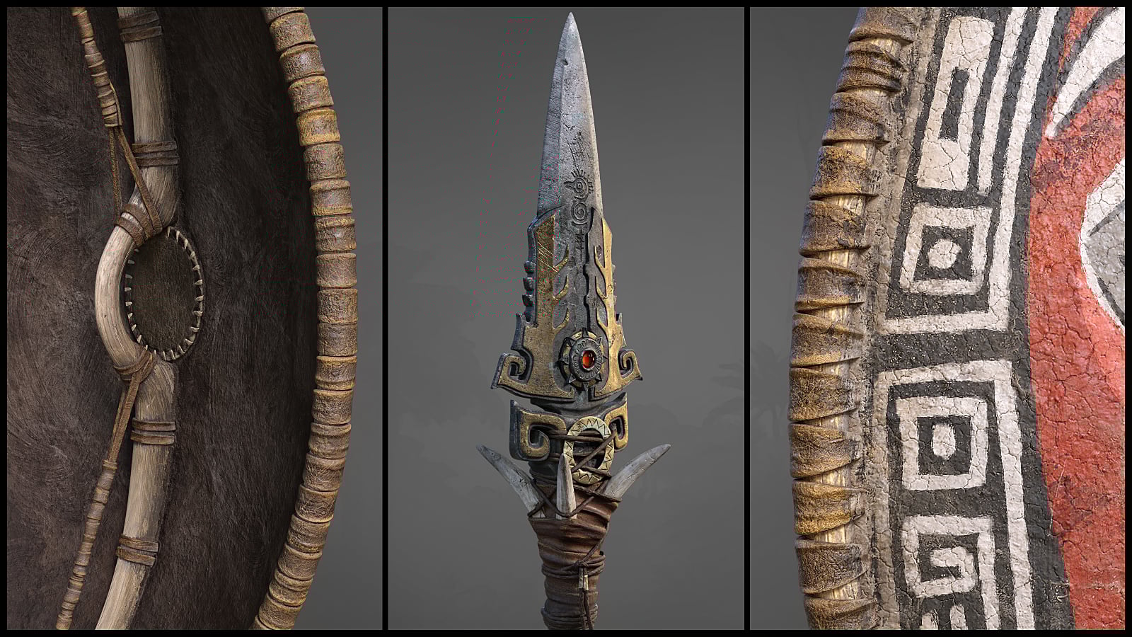 STF Tribal Weapons and Poses | Daz 3D