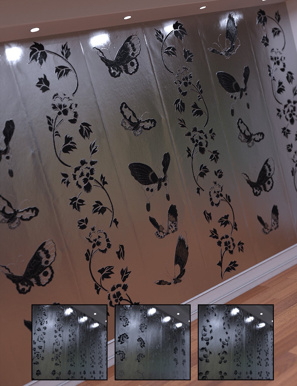 Whimsical Wallpaper Iray Shaders | Daz 3D