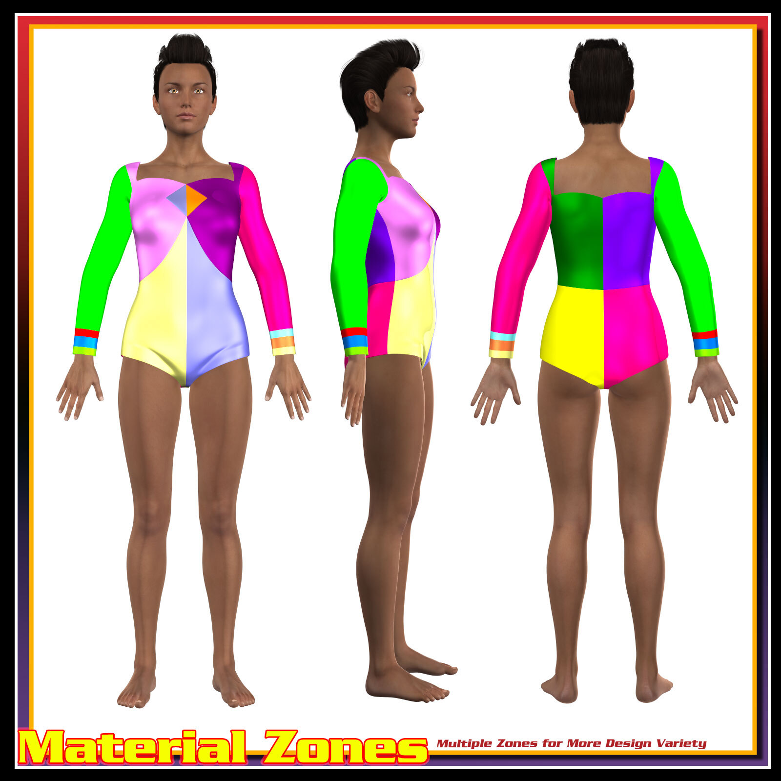 Swimsuit 043 MMKBG3F | Daz 3D