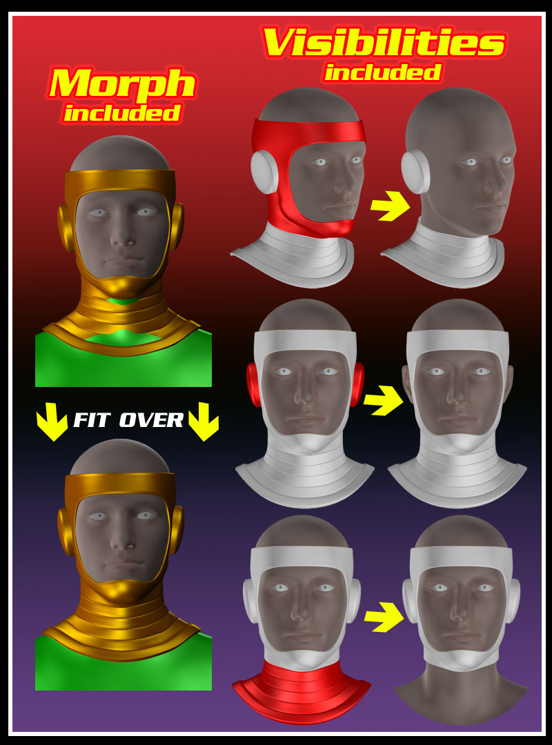 Mask 005 MMKBG3M | Daz 3D