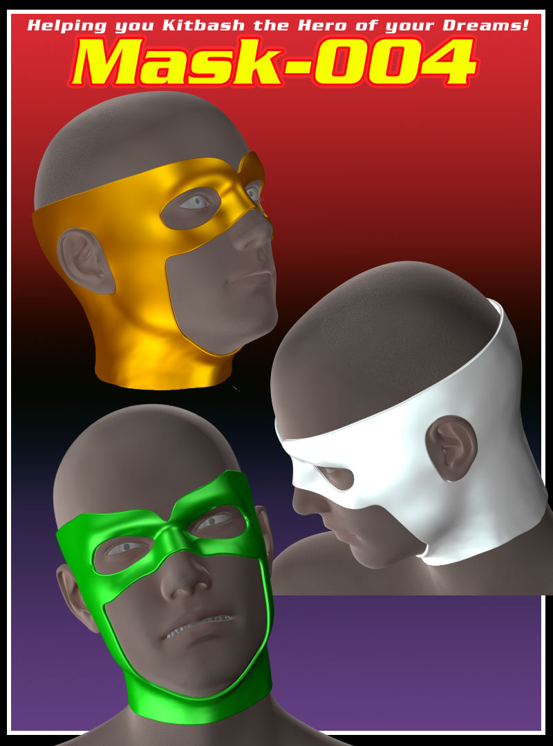 Mask 004 MMKBG3M | Daz 3D