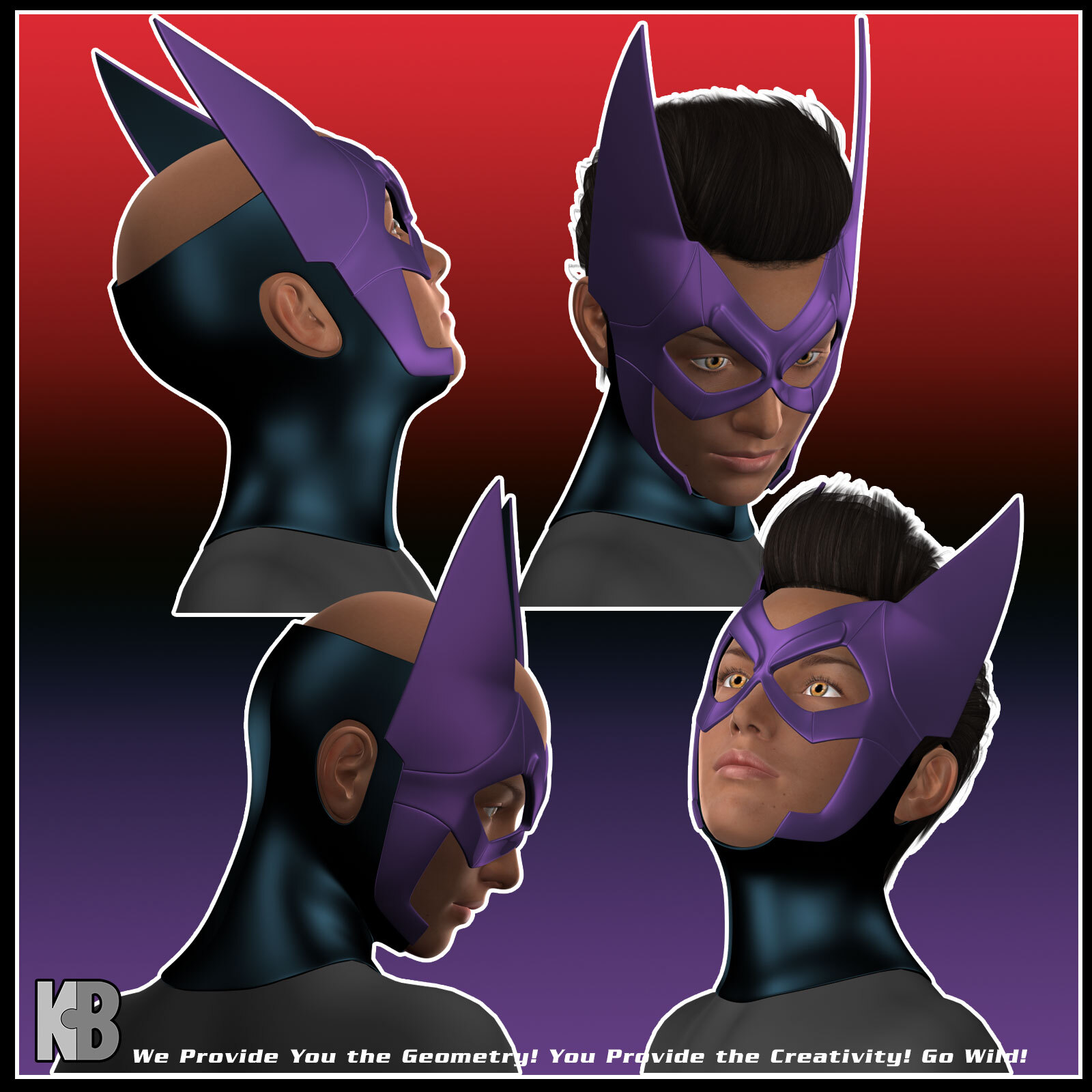 Mask 015 MMKBG3F | Daz 3D
