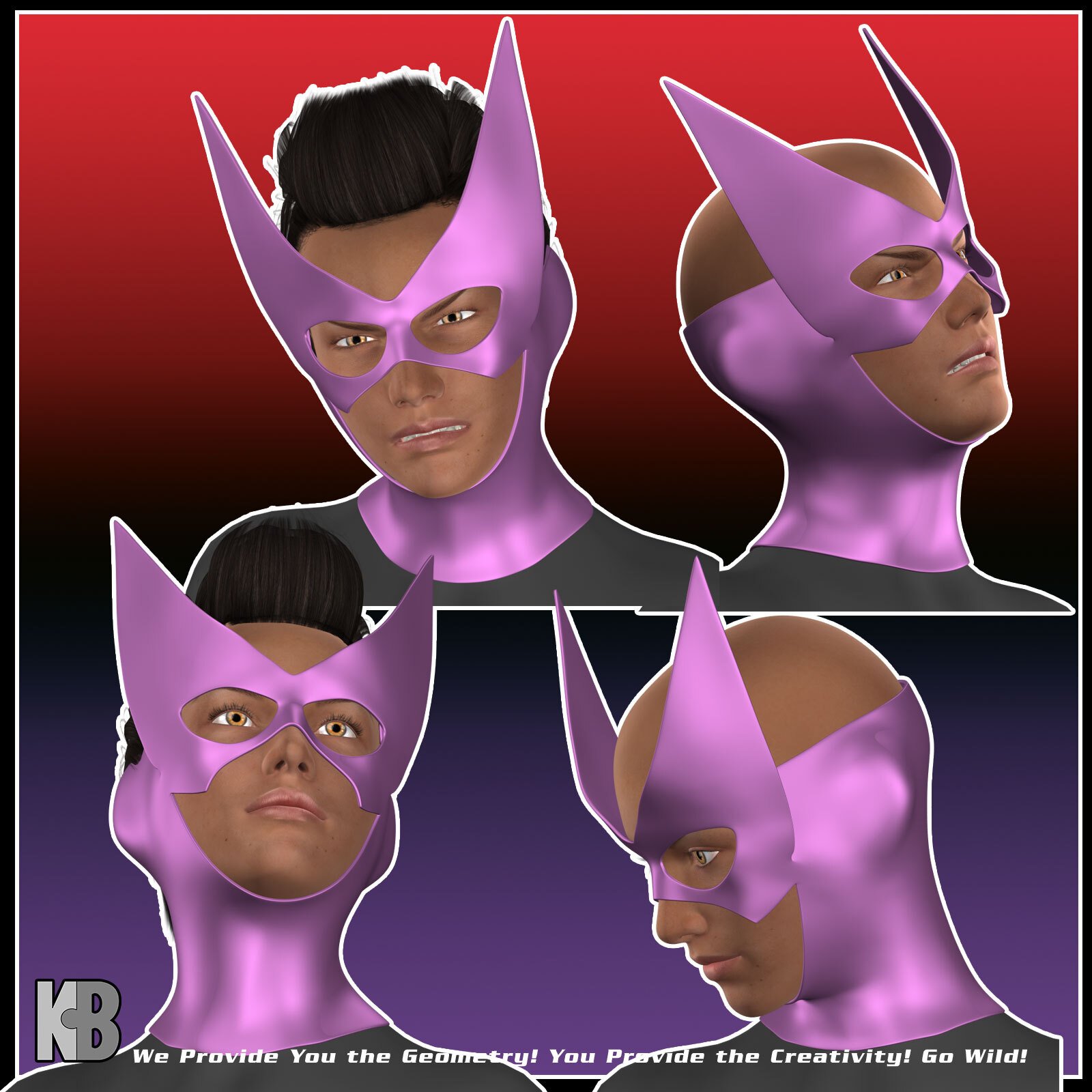 Mask 015 MMKBG3F | Daz 3D