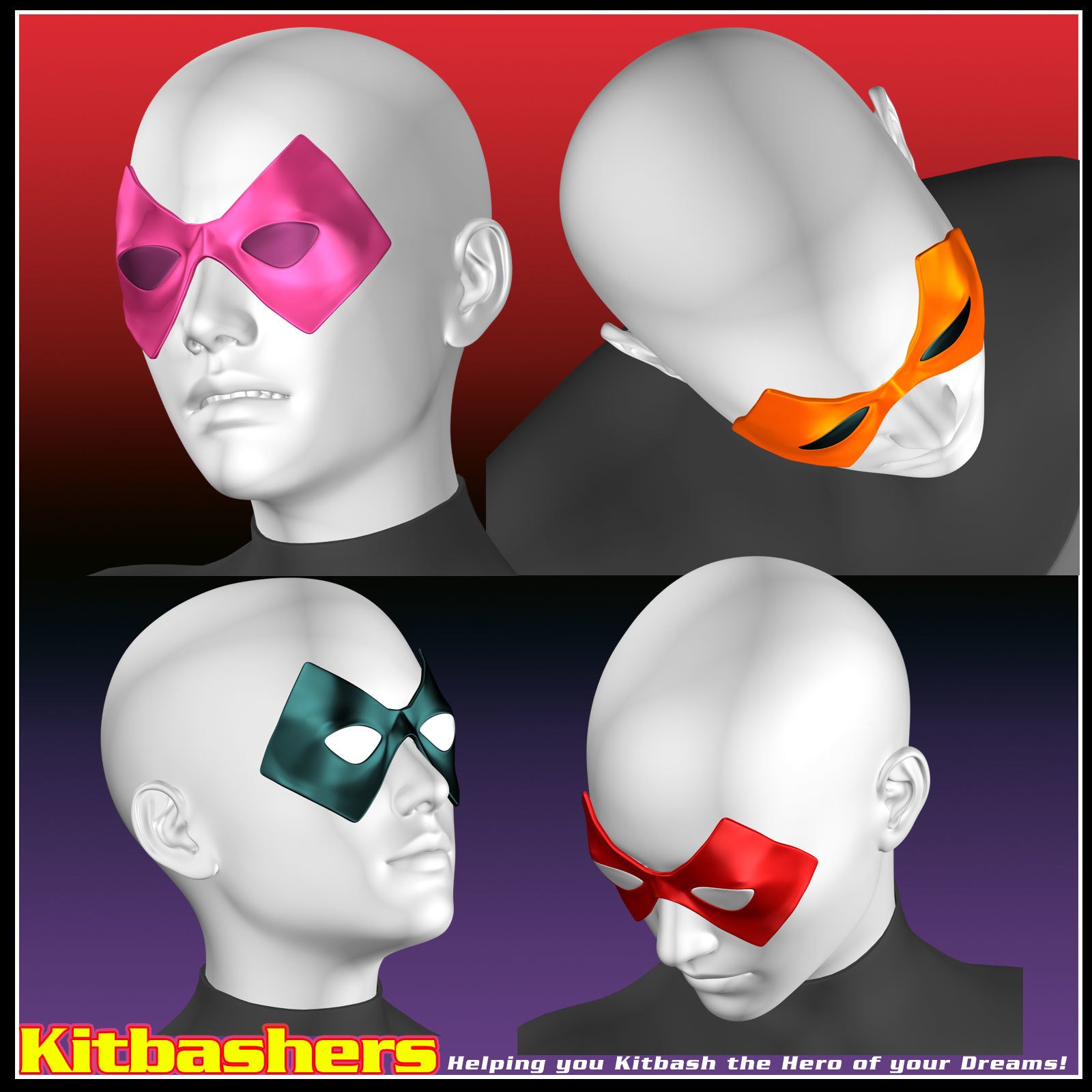 Mask 043A MMKBG3 | Daz 3D