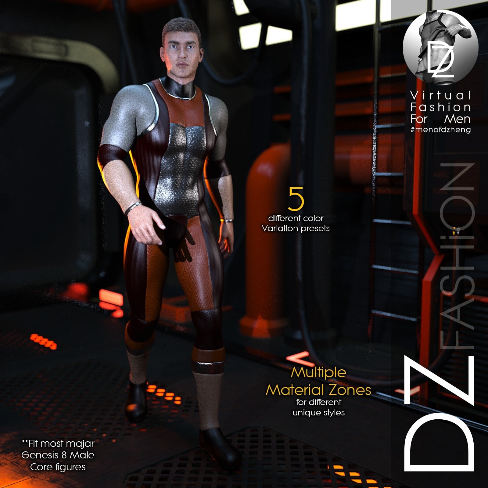 DZ G8M ZSuit 3 | Daz 3D