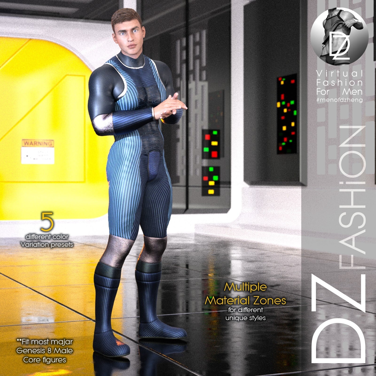 DZ G8M ZSuit 3 | Daz 3D