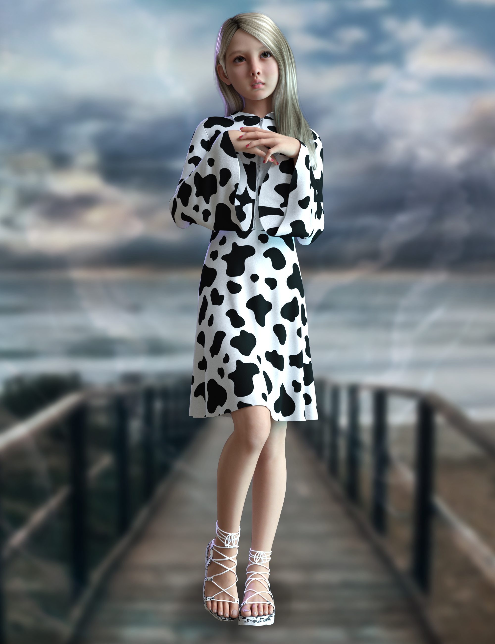 dForce Vo Nanaya Clothes for Genesis 9 | Daz 3D