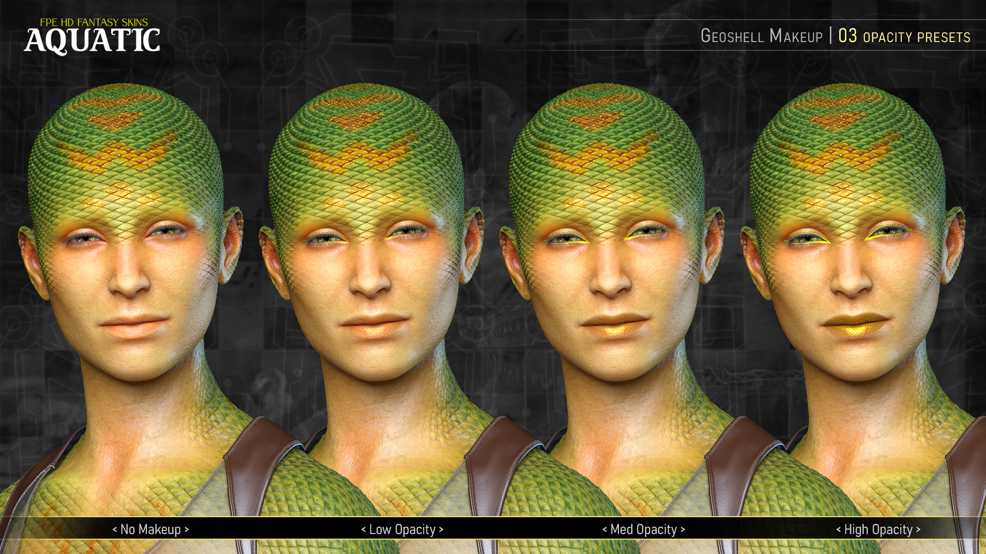 FPE HD Fantasy Skins Aquatic for Genesis 9 | Daz 3D