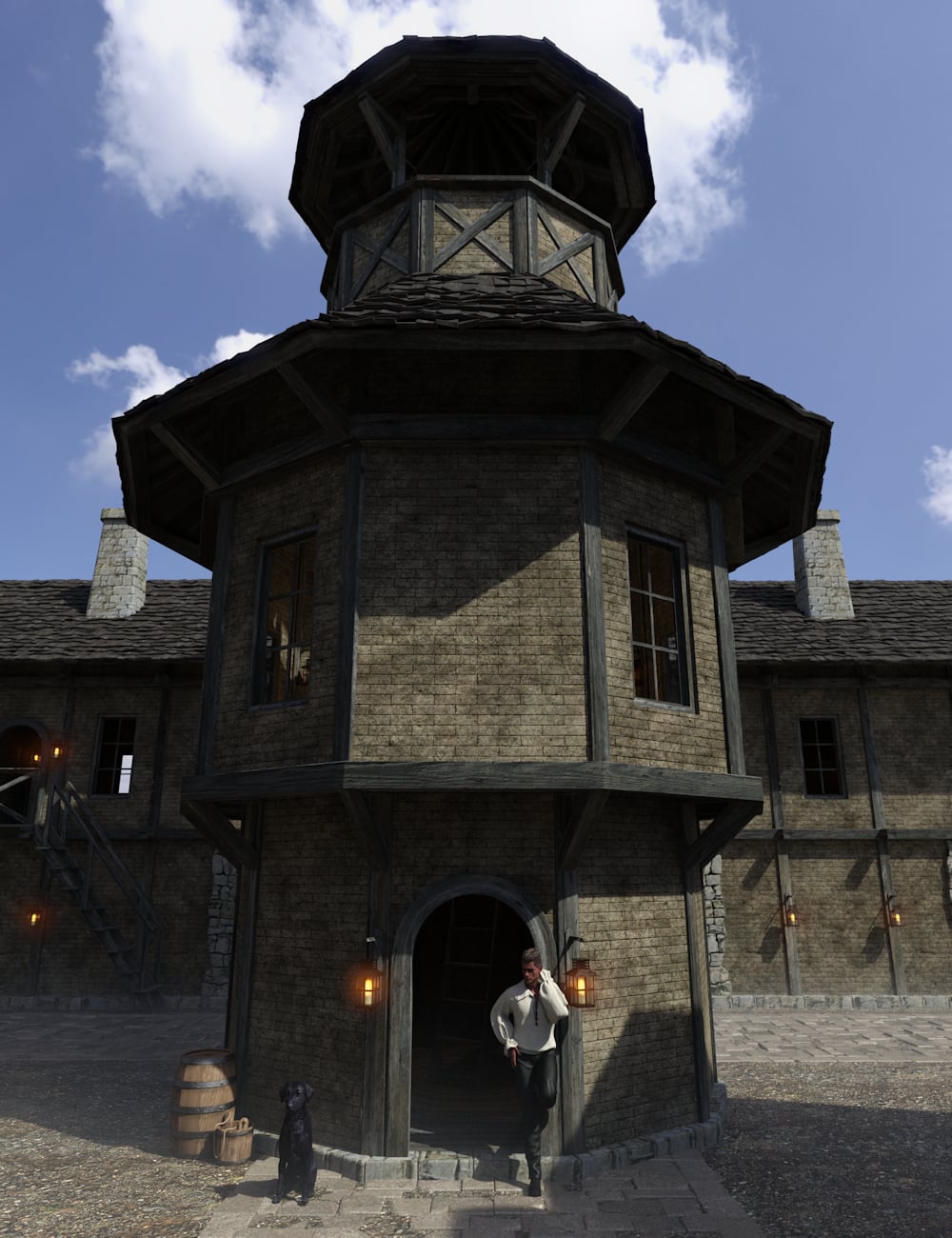 Medieval City Buildings 1 | Daz 3D