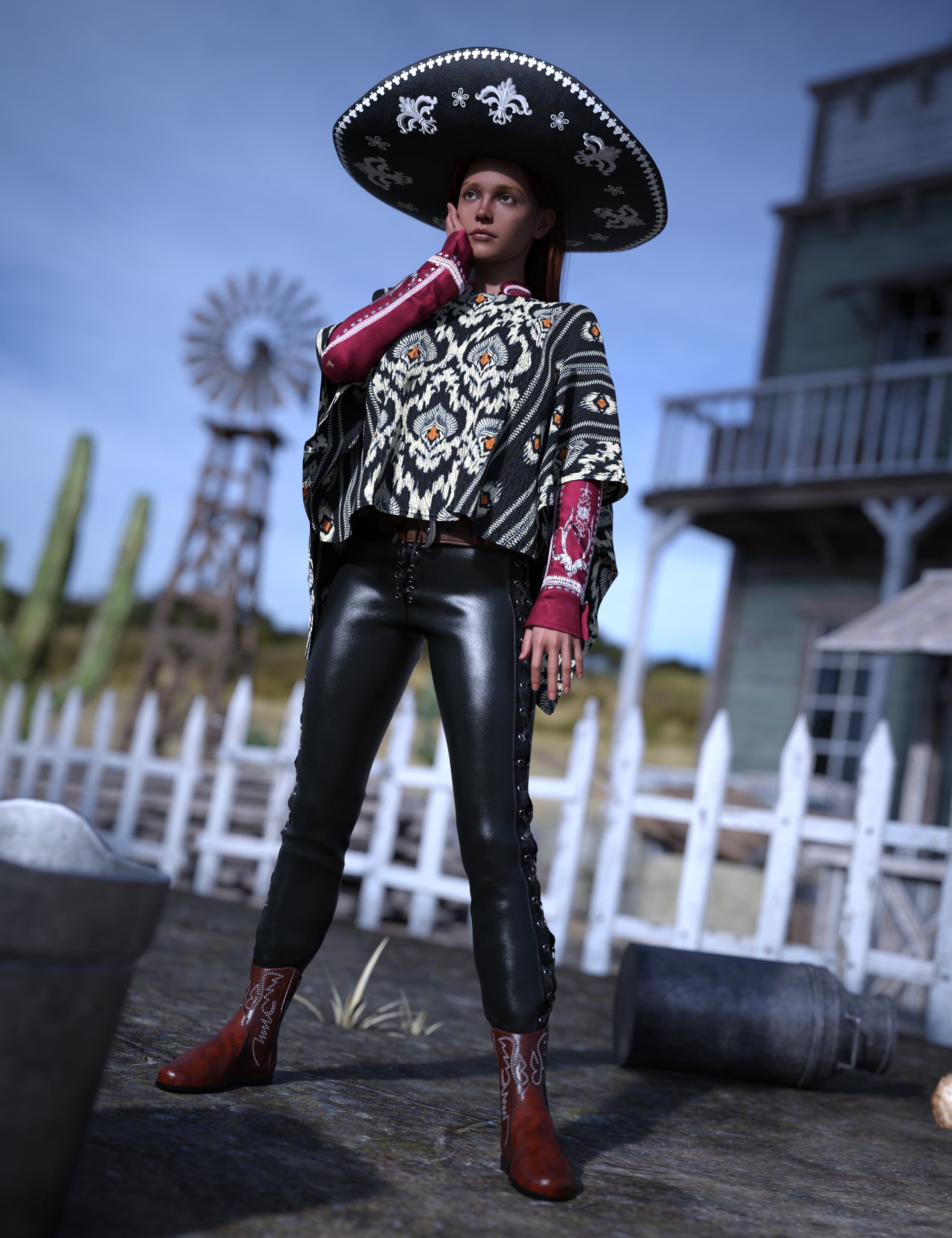 dForce KuJ Deadly Shooter Outfit for Genesis 9 | Daz 3D