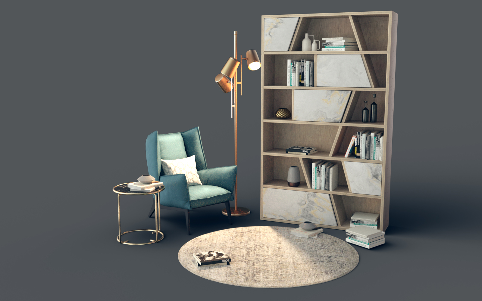 Fancy Furniture Set 01 | Daz 3D