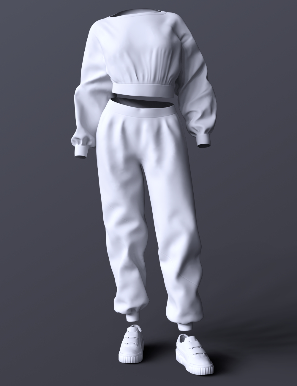 dForce Trendy Tracksuit Outfit for Genesis 9 | Daz 3D