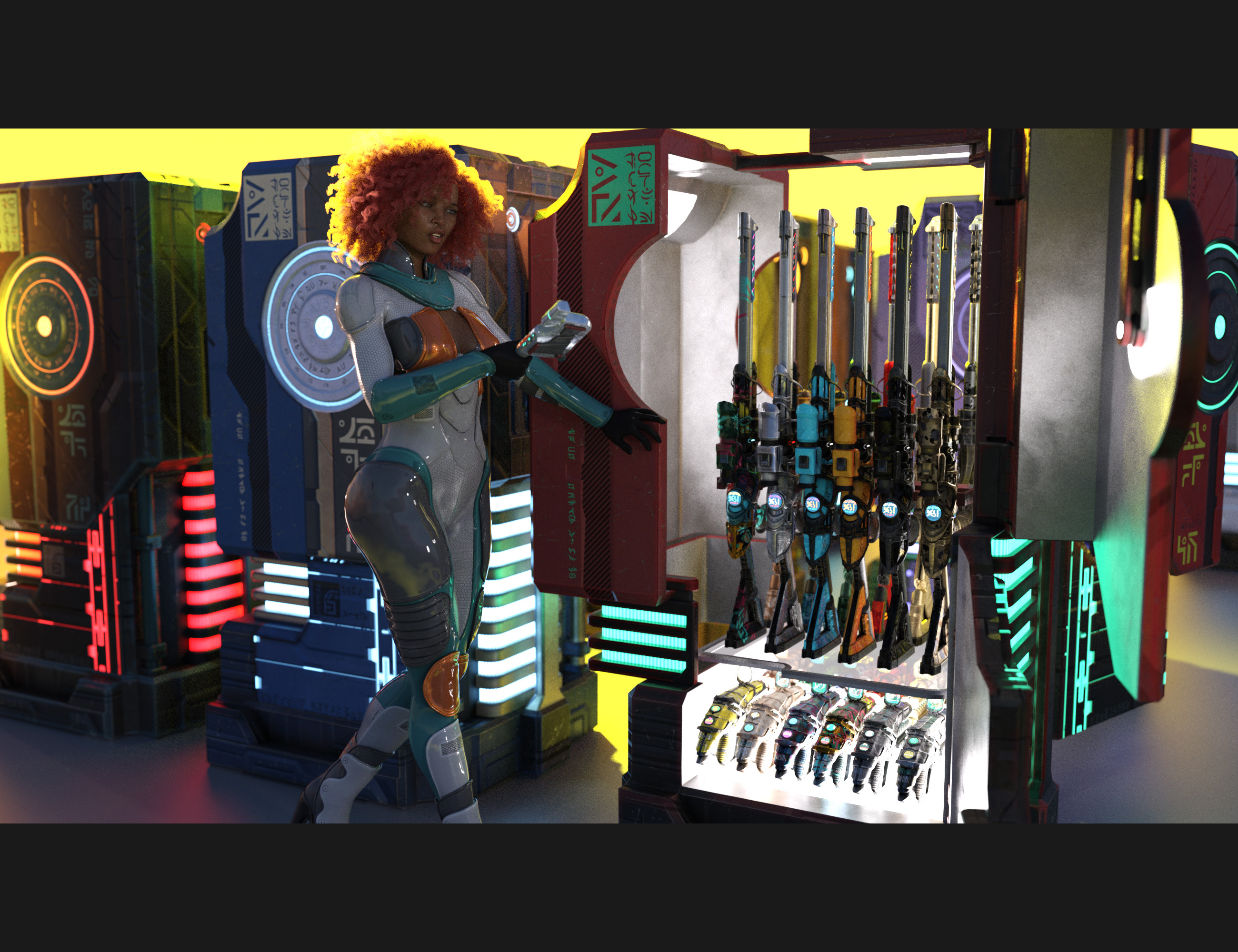 Alien Loot Boxes | Daz 3D