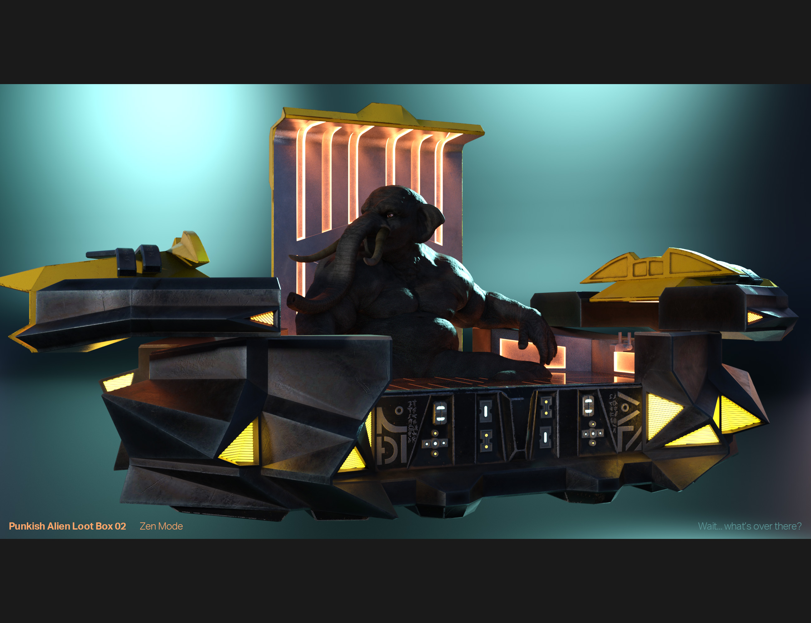 Alien Loot Boxes | Daz 3D