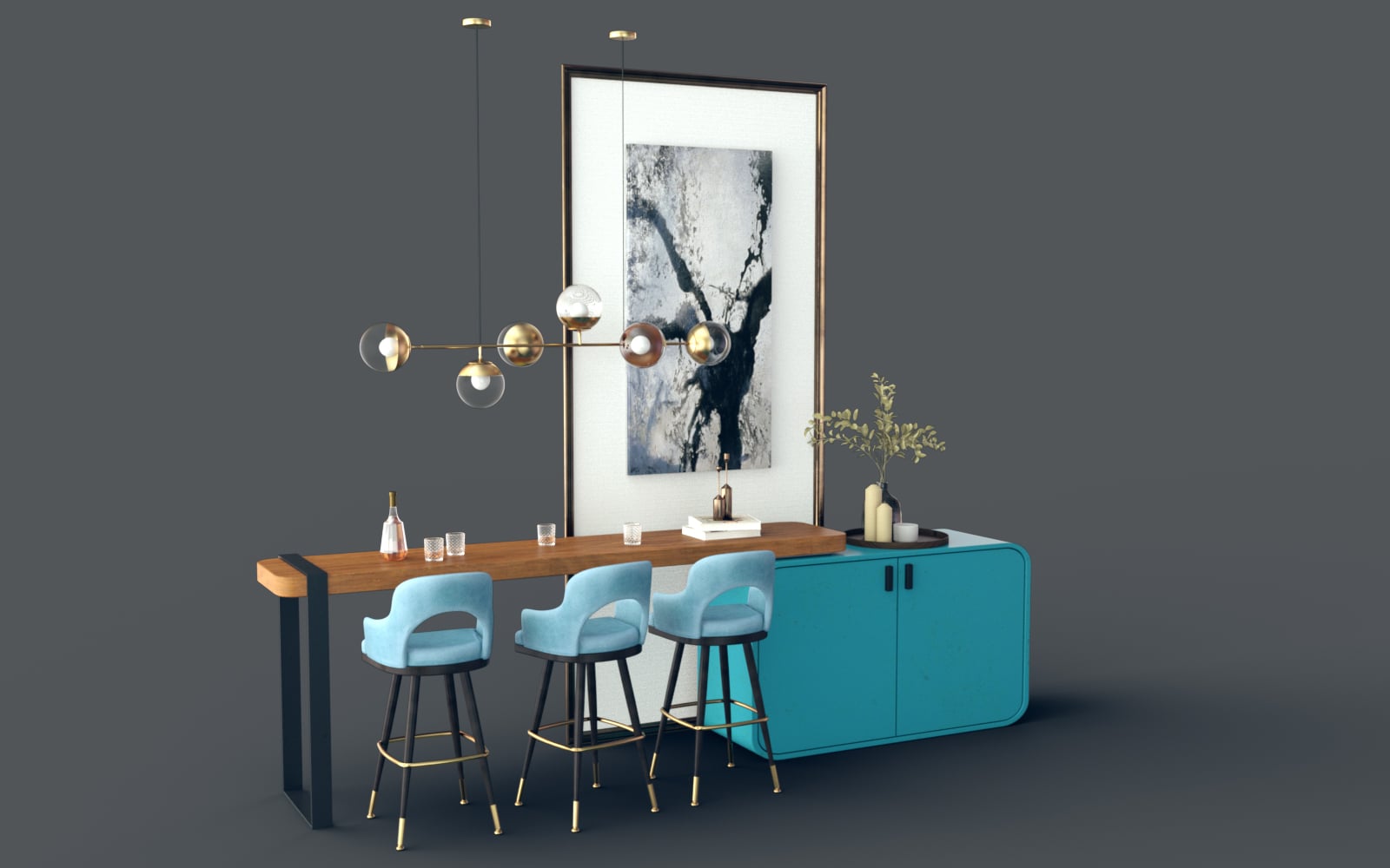 Fancy Furniture Set 02 | Daz 3D