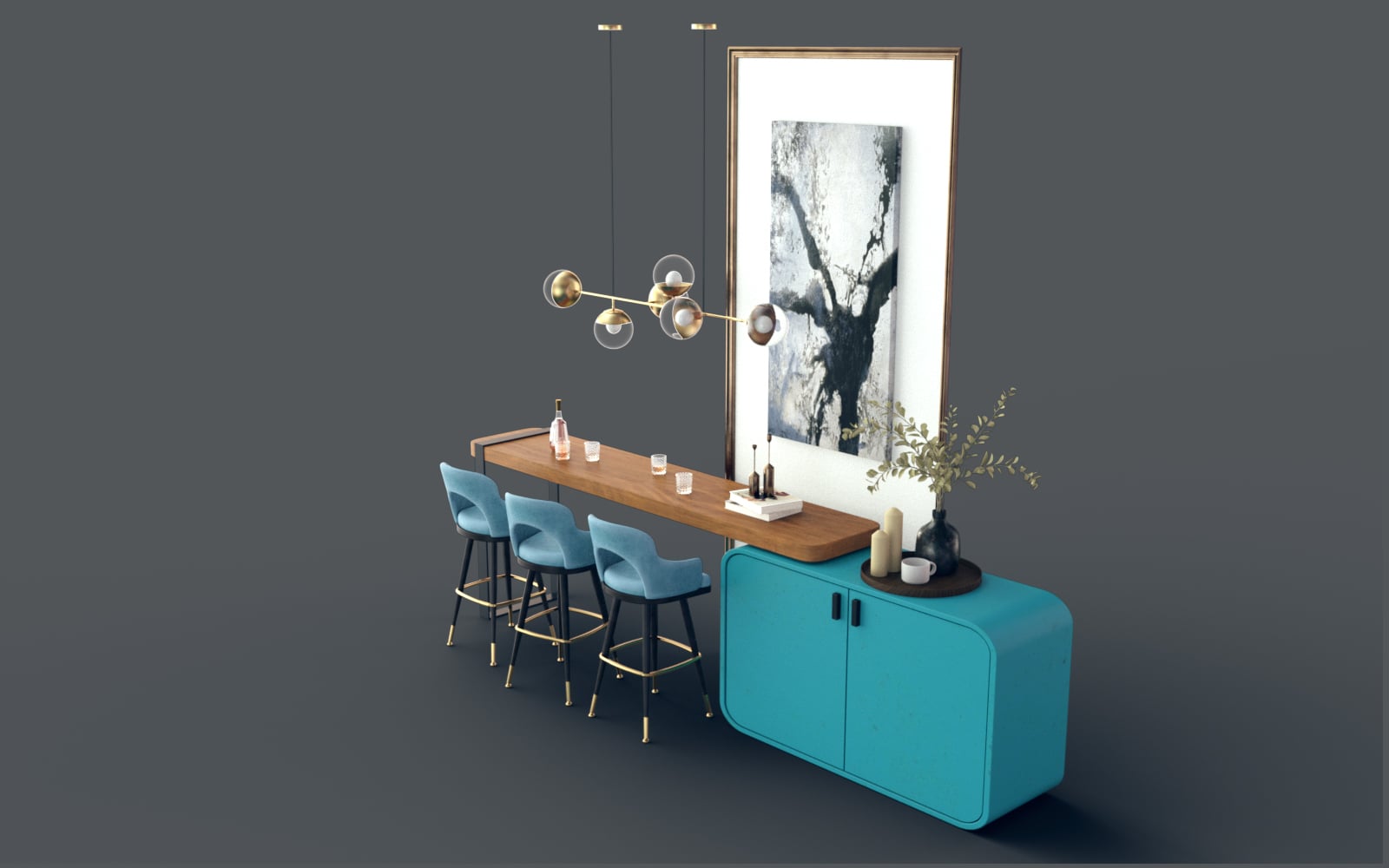 Fancy Furniture Set 02 | Daz 3D